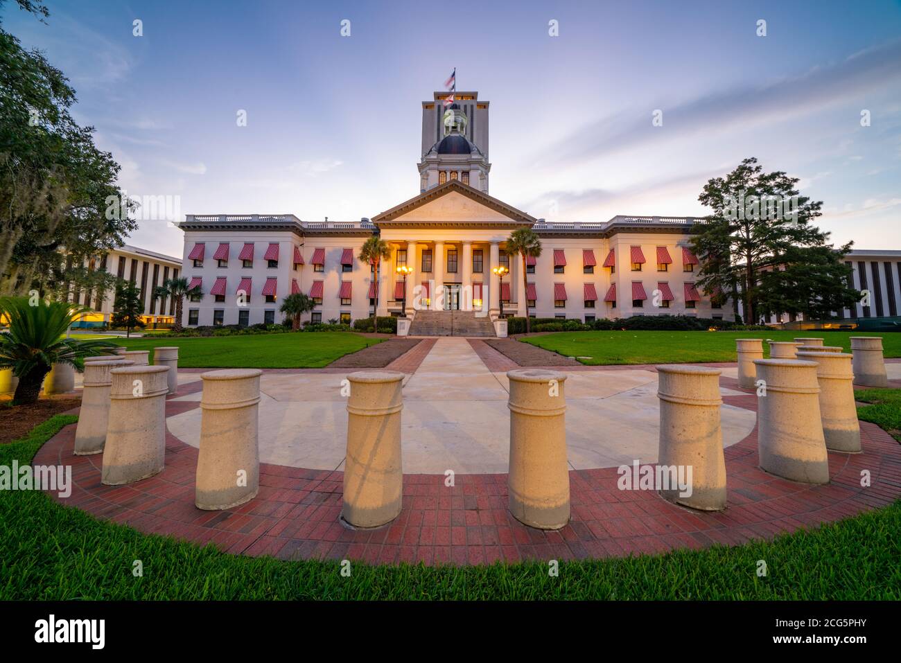 Establishing photo of Florida State Capitol Building Downtown ...