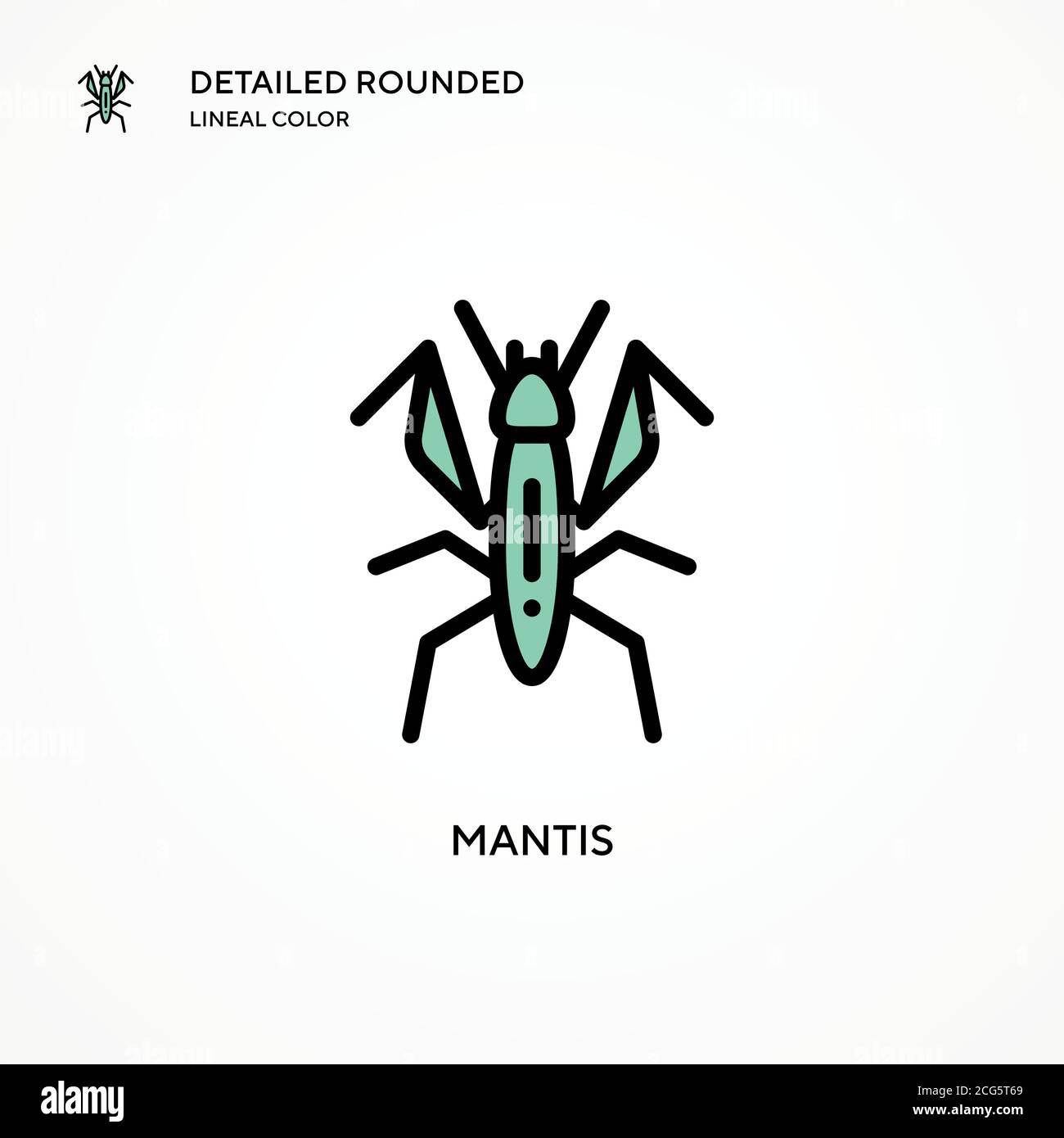 Mantis vector icon. Modern vector illustration concepts. Easy to edit ...