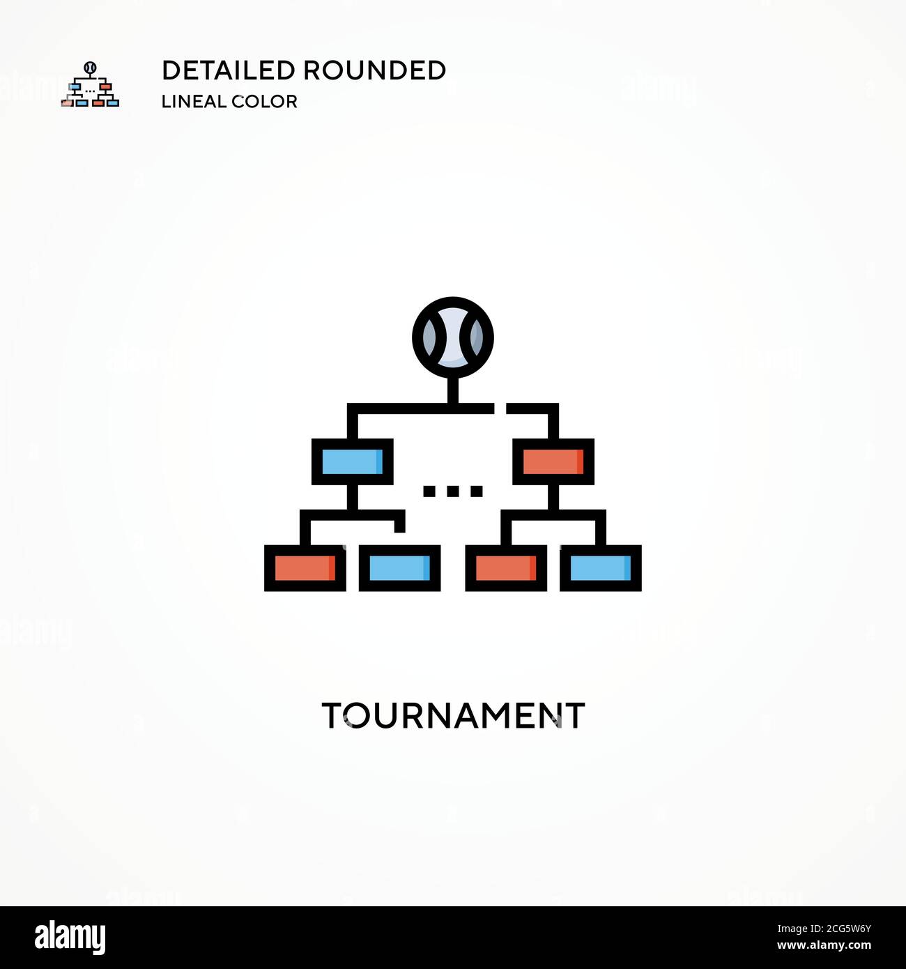 Tournament vector icon. Modern vector illustration concepts. Easy to ...