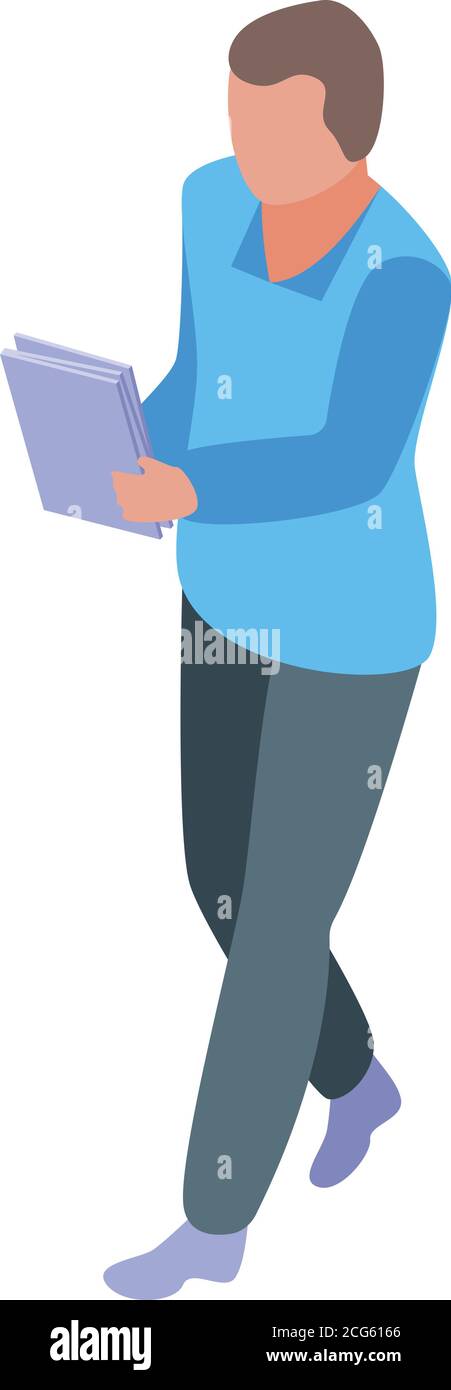 Businessman working laptop papers Stock Vector Images - Alamy