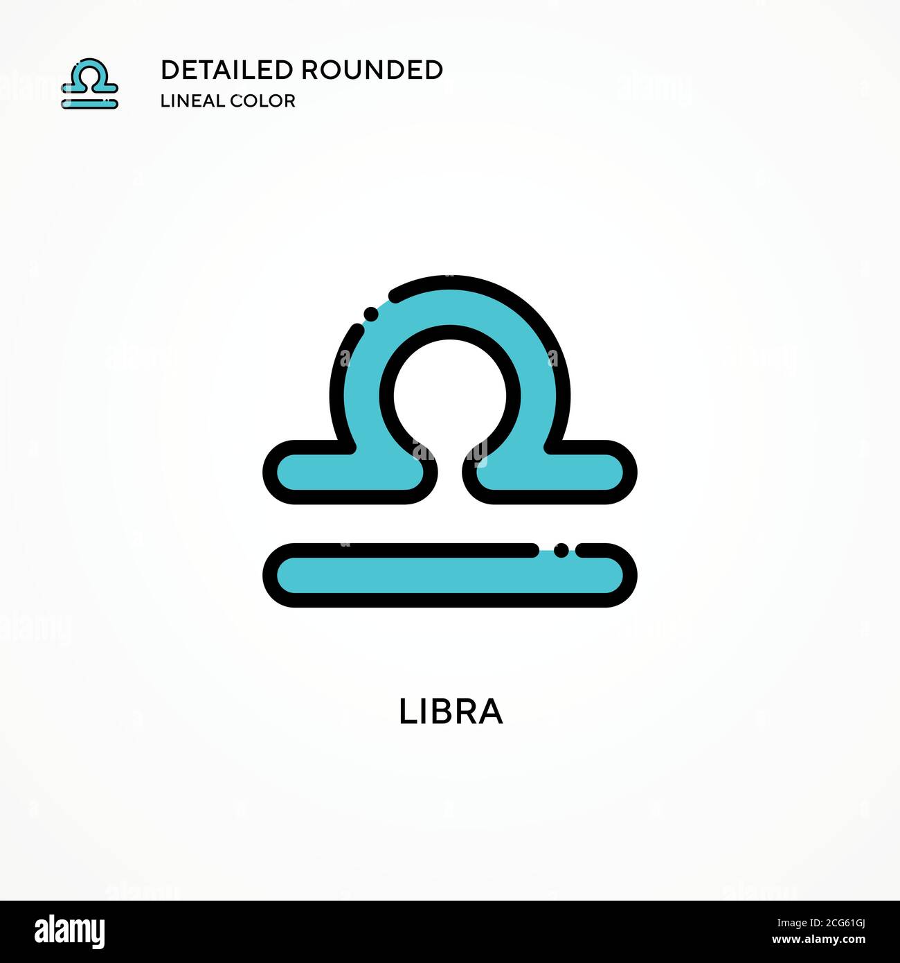 Libra vector icon. Modern vector illustration concepts. Easy to edit ...