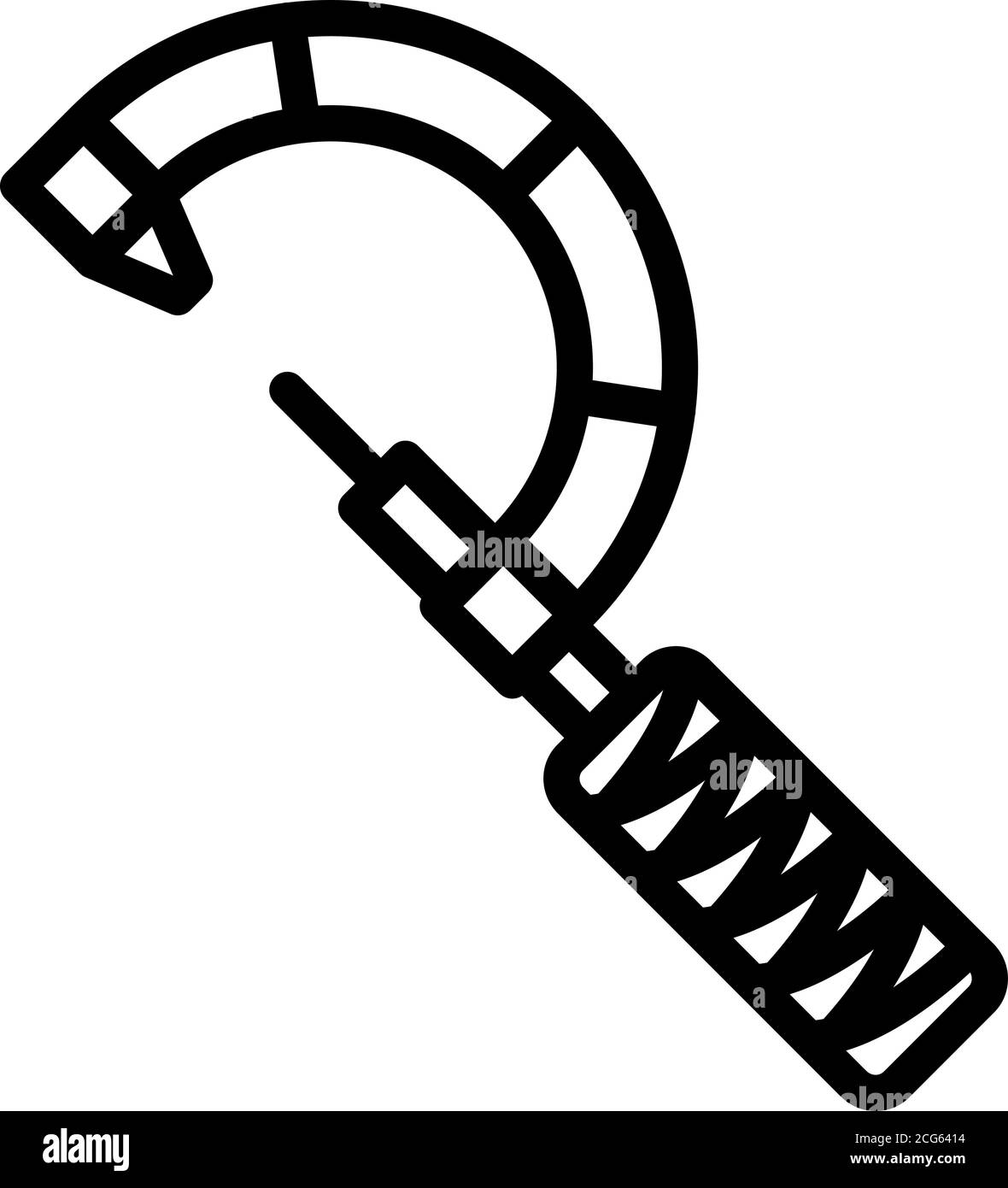 Equipment micrometer icon, outline style Stock Vector Image & Art - Alamy