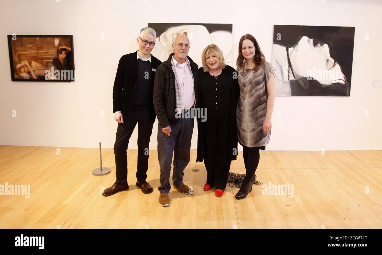 (left to right) Daniel Pih, John Dunbar, Singer Songwriter Marianne ...