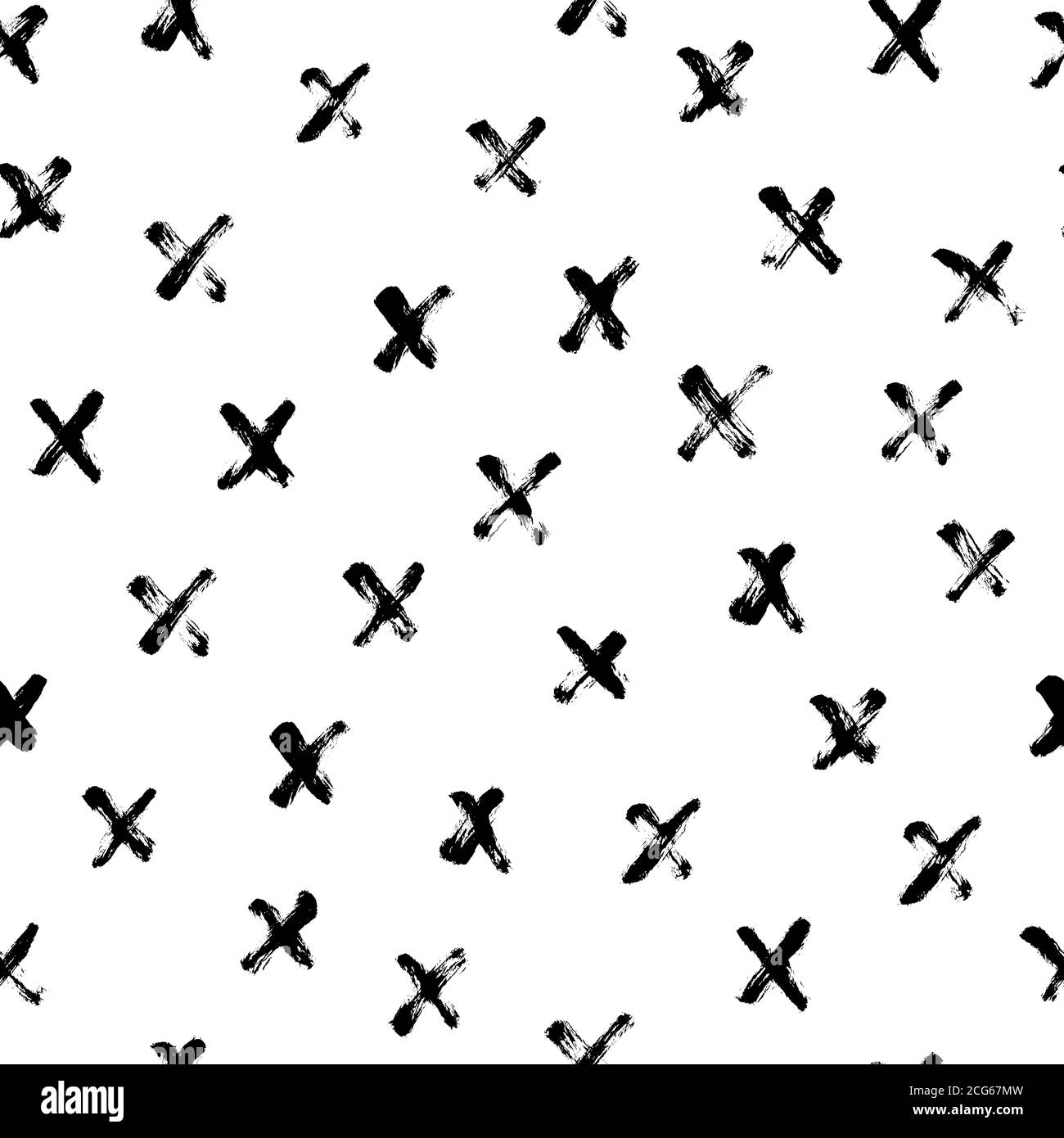 Black crosses vector seamless pattern Stock Vector Image & Art - Alamy