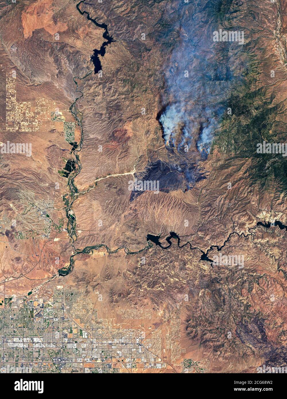 Satellite view of phoenix hi-res stock photography and images - Alamy