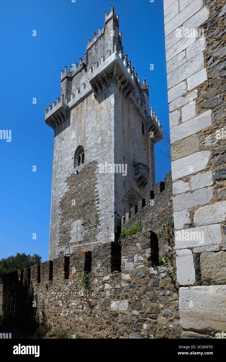 Beja castle, Dungeon, Beja, Alentejo, Portugal Stock Photo - Alamy