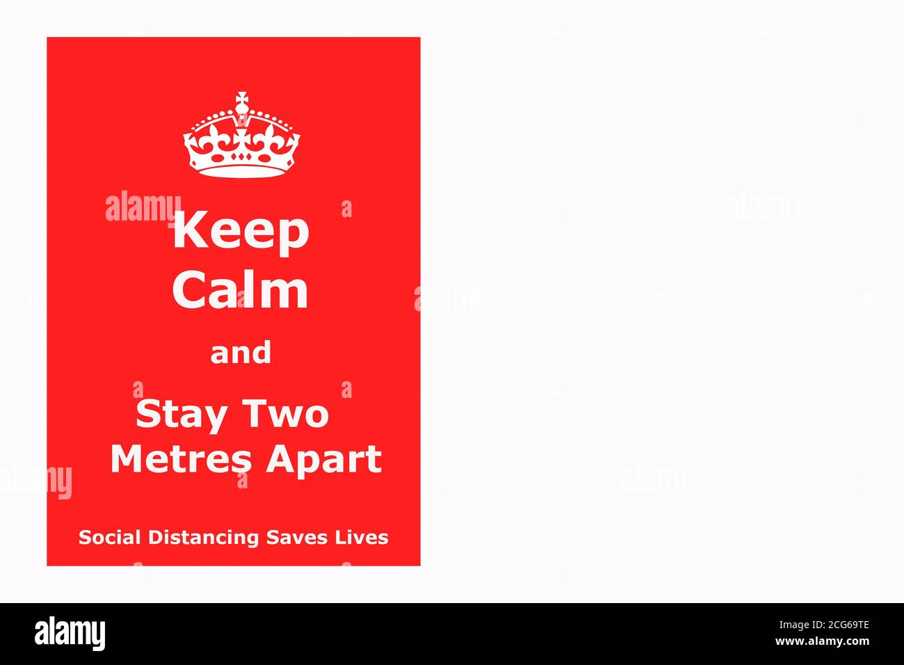 keep clam and stay two metres apart Social Distancing Saves lives ...