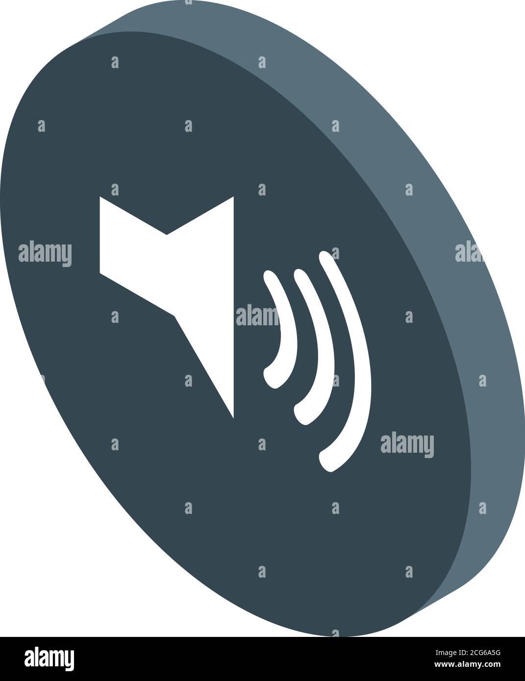 Video call volume icon, isometric style Stock Vector Image & Art - Alamy