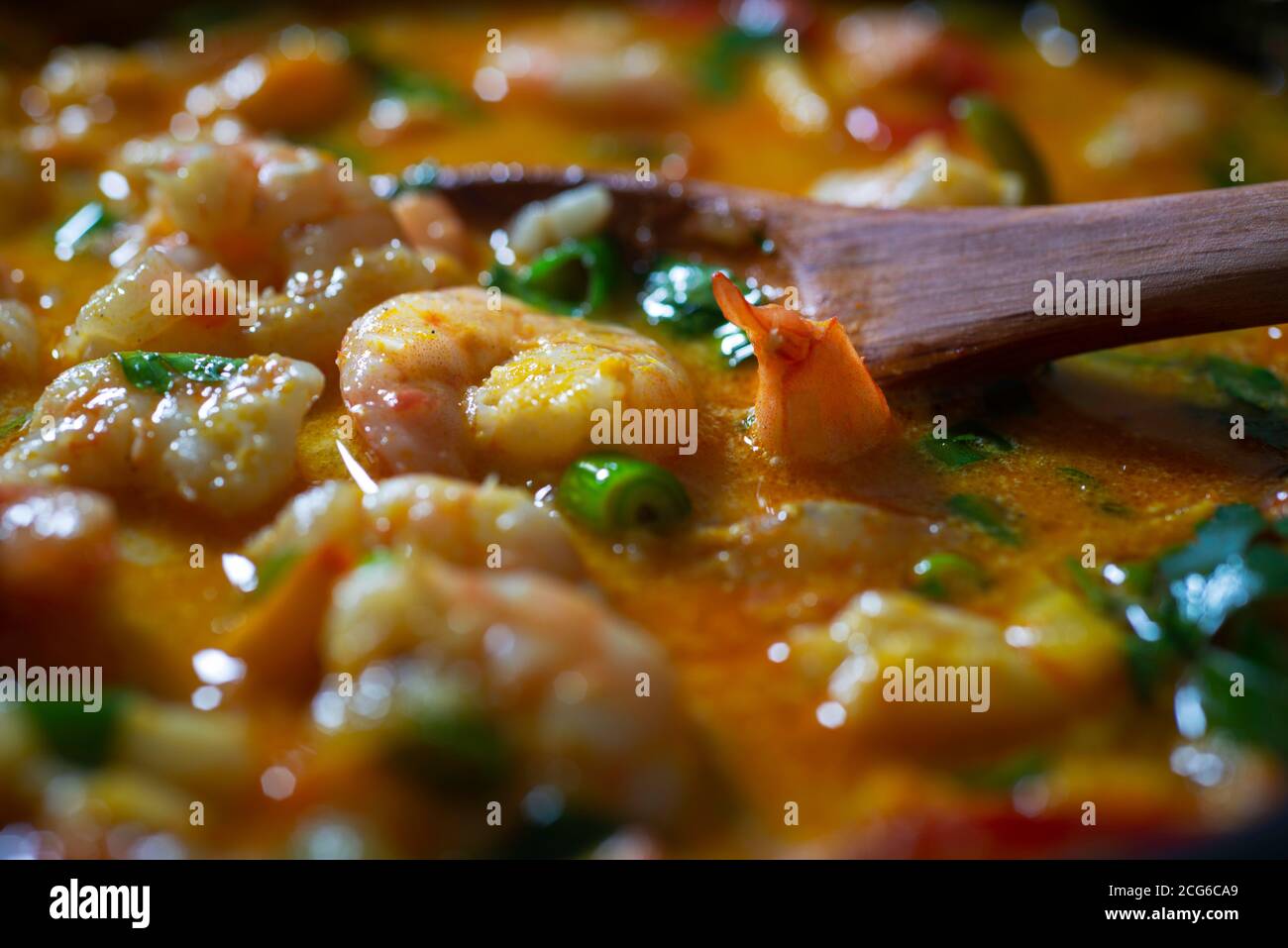 Moqueca of shrimps, Brazilian dish Stock Photo - Alamy