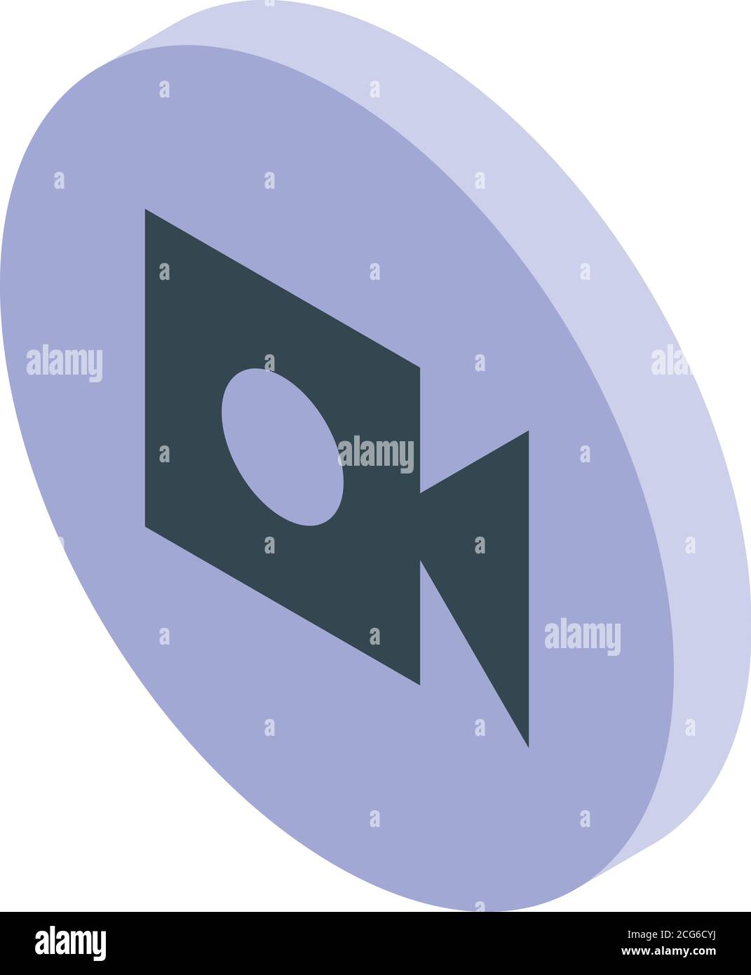 Video call symbol icon, isometric style Stock Vector Image & Art - Alamy