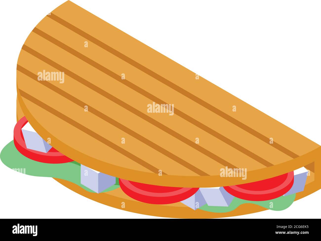 Chicken salad sandwich greek Stock Vector Images - Alamy