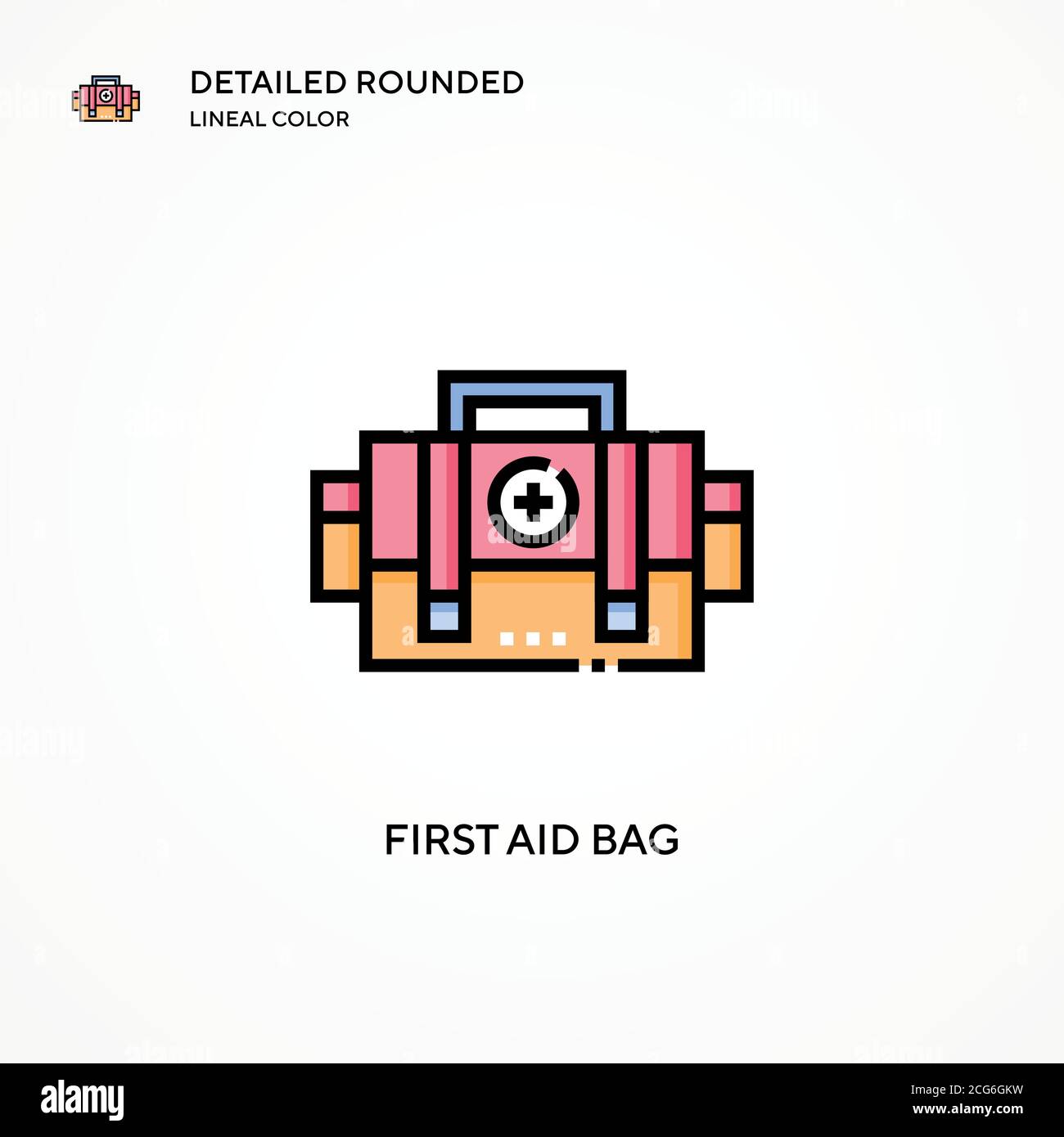 First aid bag vector icon. Modern vector illustration concepts. Easy to ...