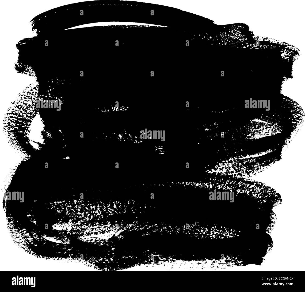 Black rough edge vector square box Stock Vector Image & Art - Alamy