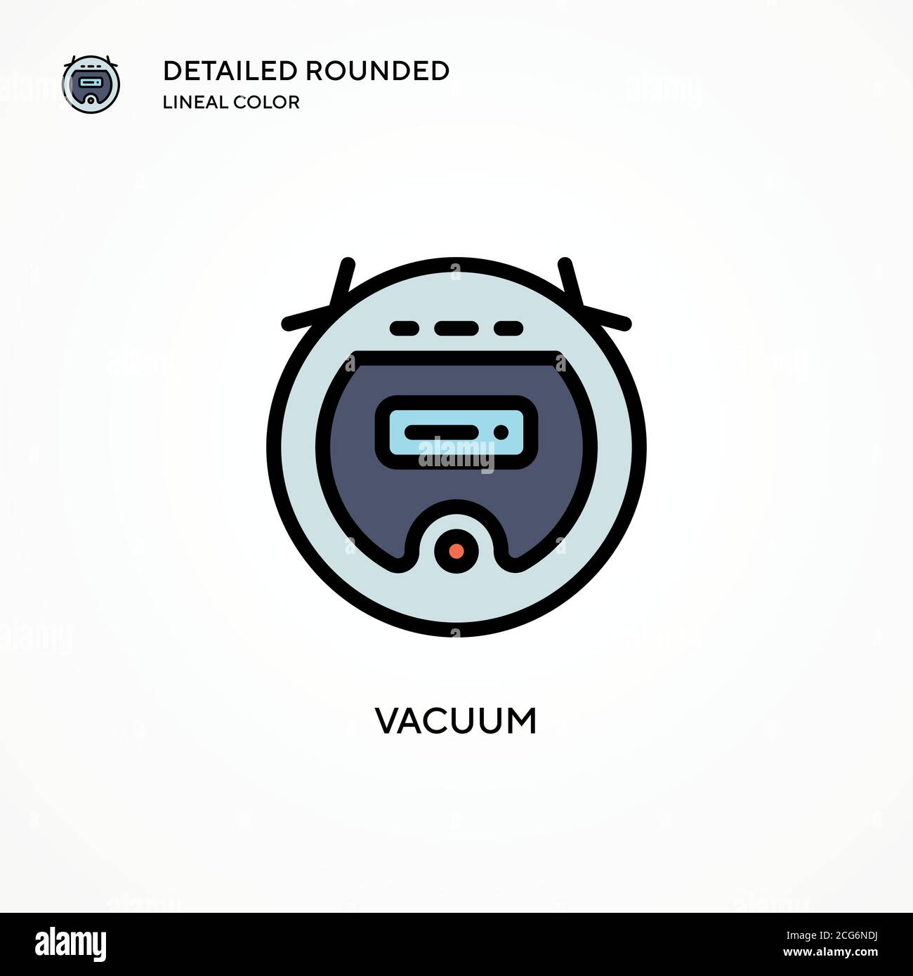 Vacuum vector icon. Modern vector illustration concepts. Easy to edit ...