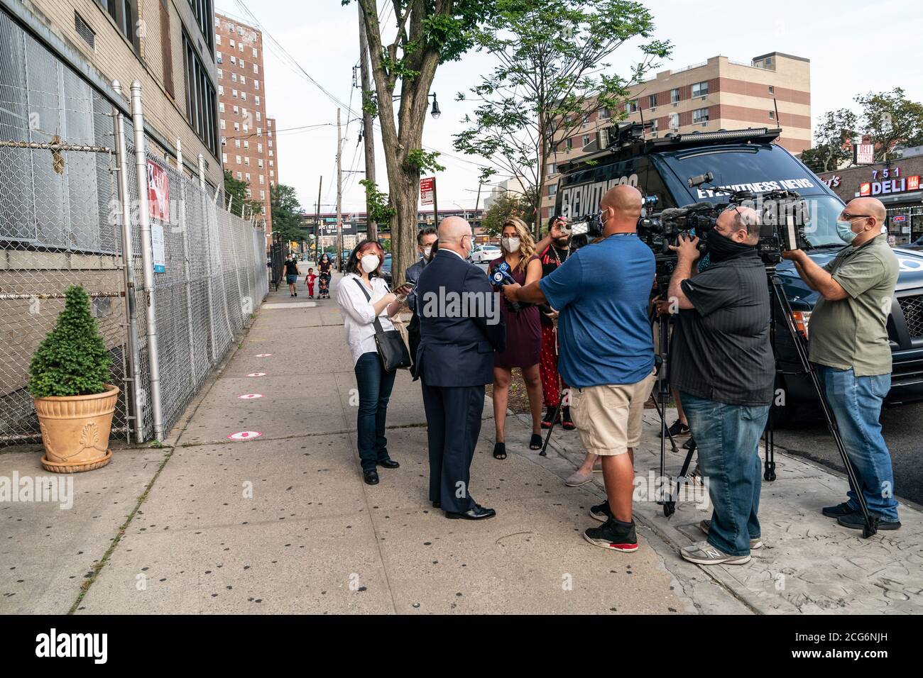 New York, NY - September 9, 2020: Michael J. Deegan attends first day ...