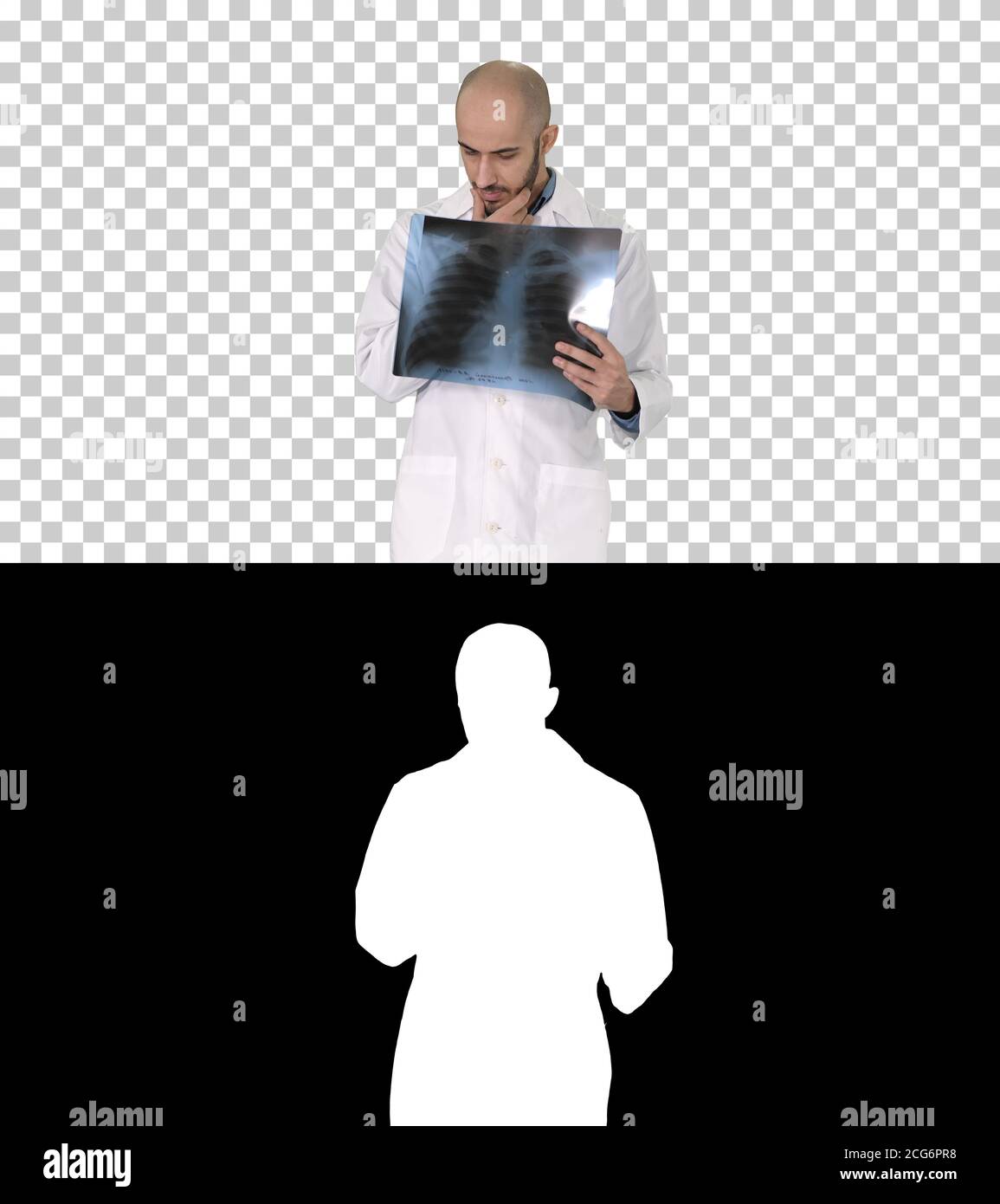 Doctor walking xray hi-res stock photography and images - Alamy