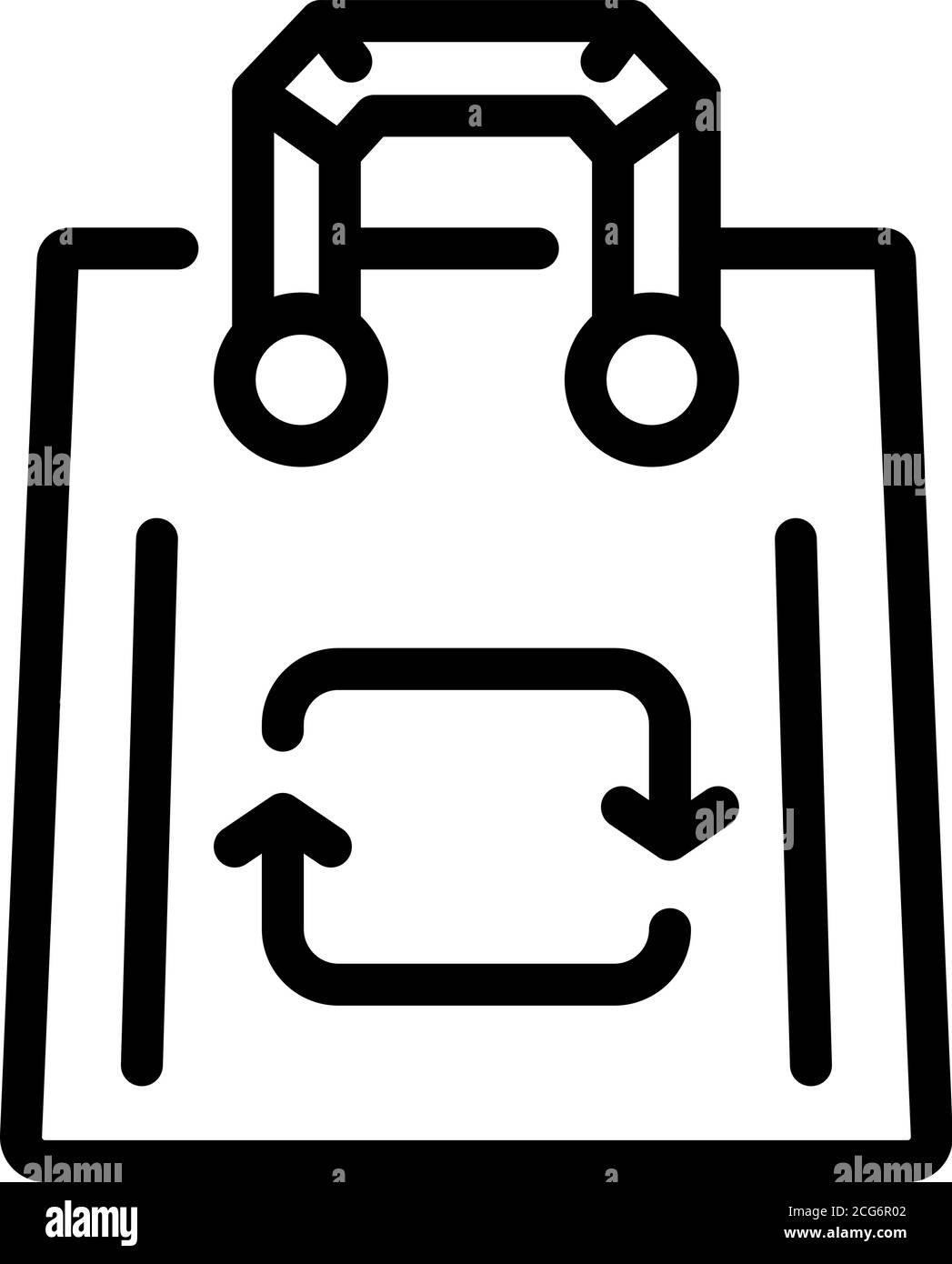 Eco recycle bag icon, outline style Stock Vector Image & Art - Alamy