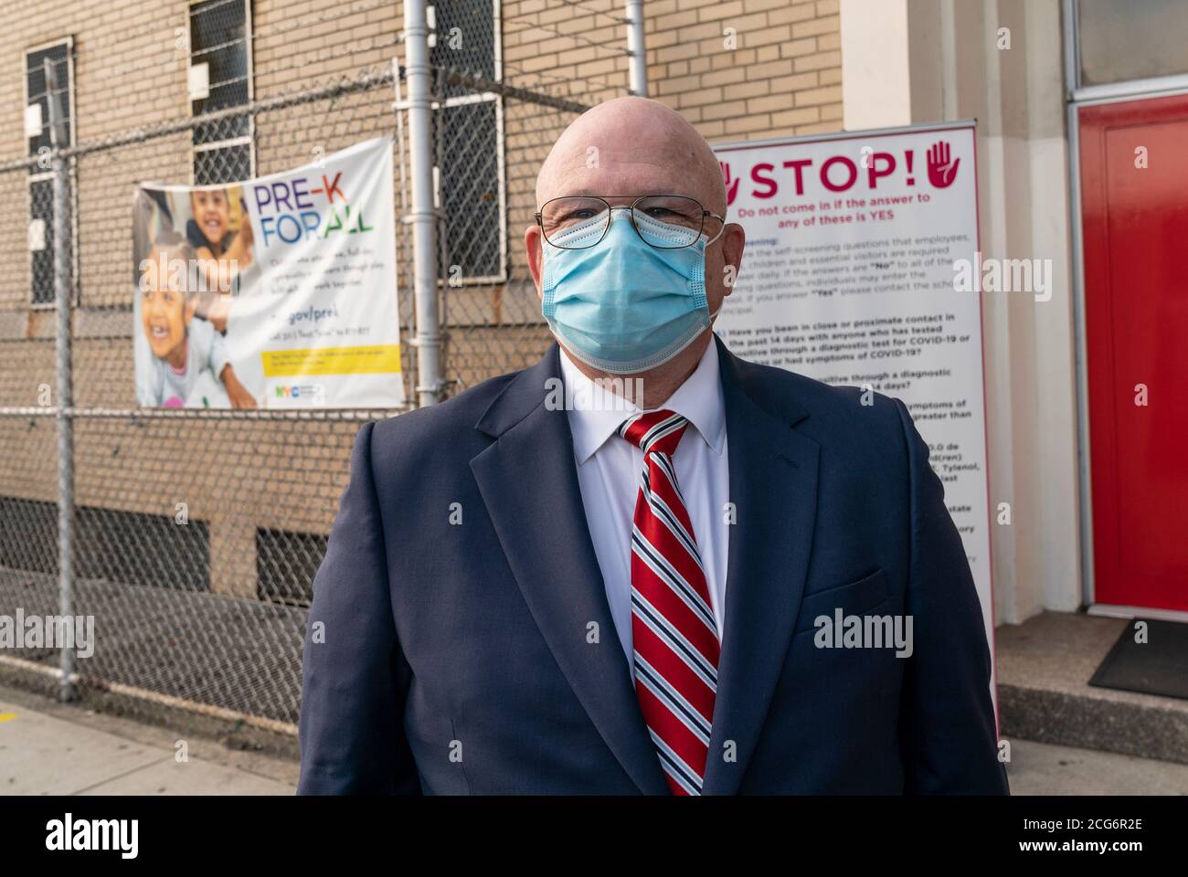New York, NY - September 9, 2020: Michael J. Deegan attends first day ...