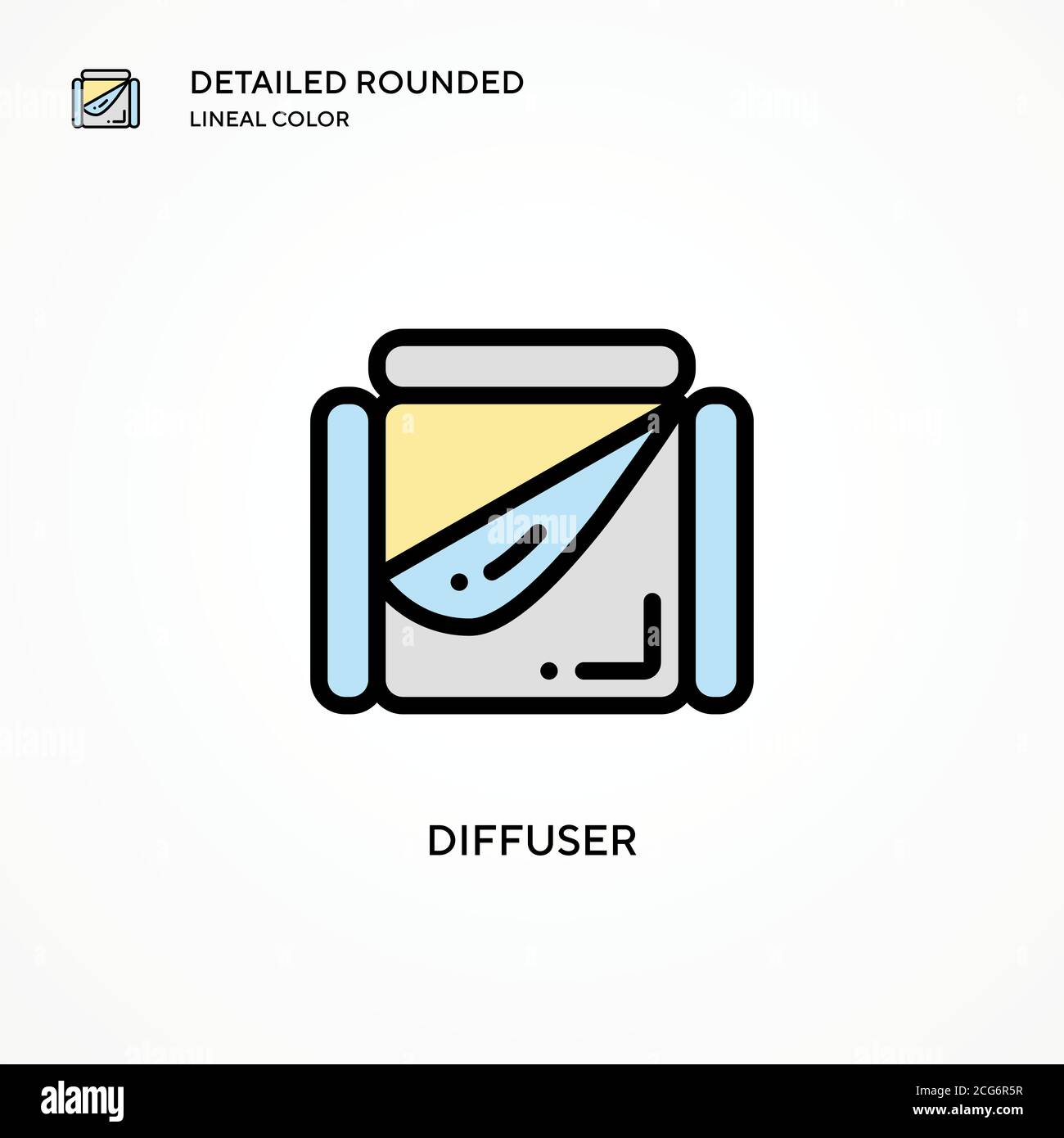 Diffuser vector icon. Modern vector illustration concepts. Easy to edit ...