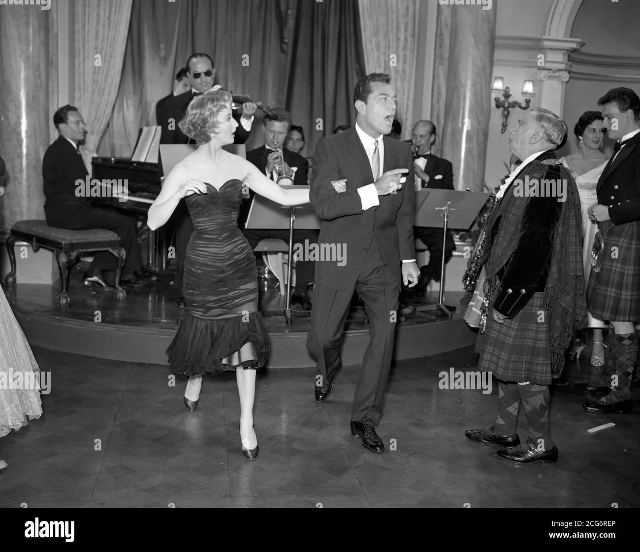 British actress Zena Marshall, partnered by American singer/actor Tony ...