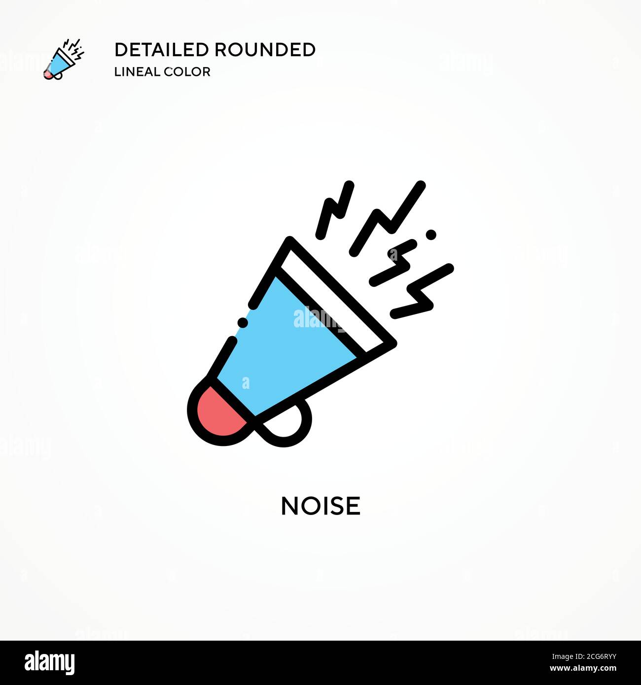 Noise vector icon. Modern vector illustration concepts. Easy to edit ...