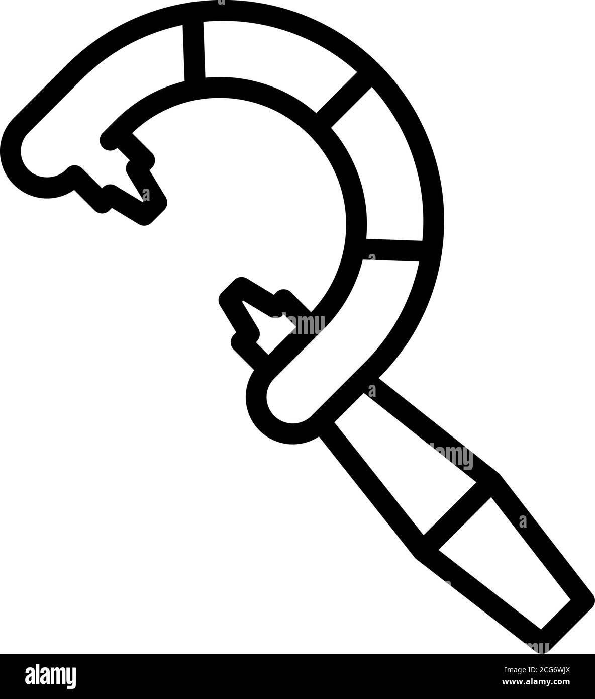 Control caliper icon outline Stock Vector Images - Alamy