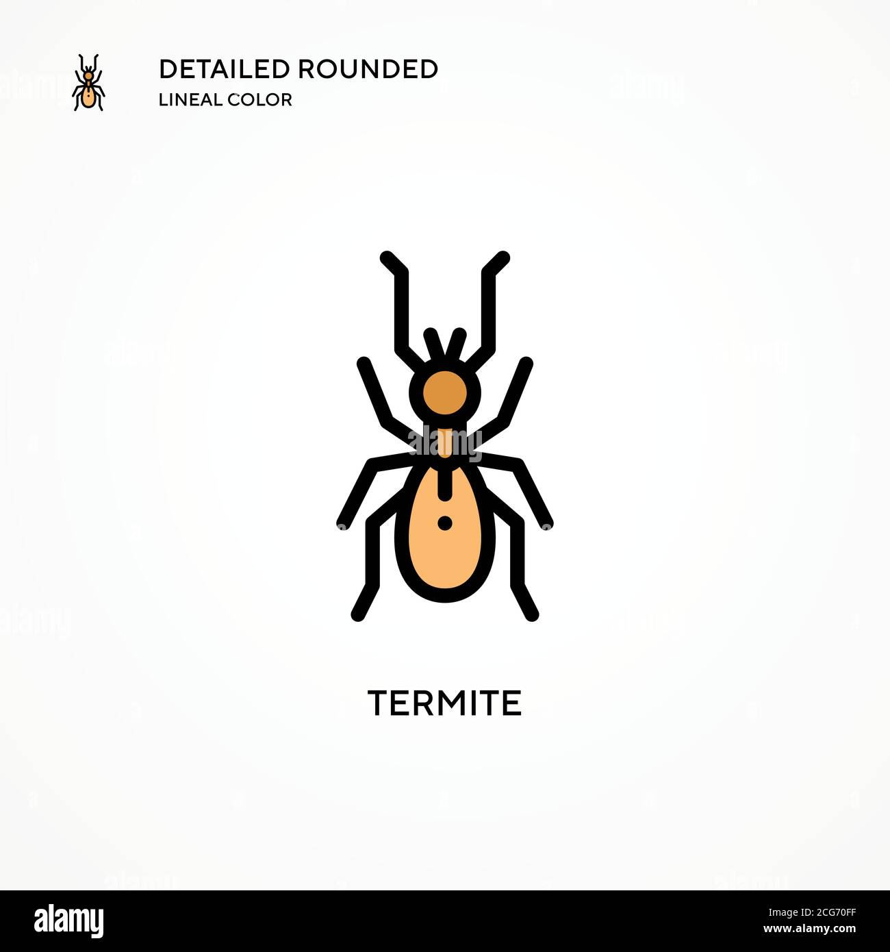 Termite vector icon. Modern vector illustration concepts. Easy to edit ...