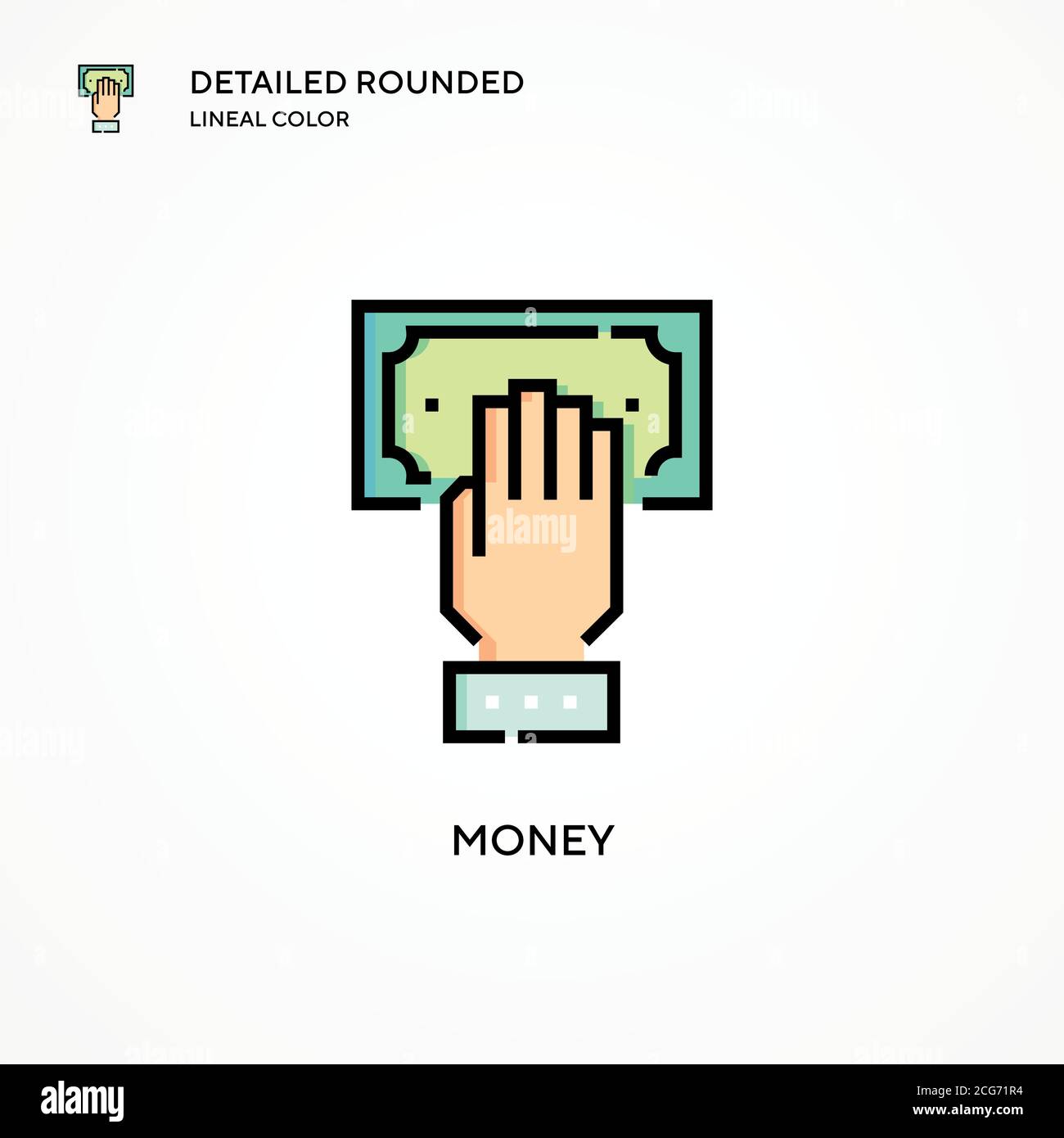 Money vector icon. Modern vector illustration concepts. Easy to edit ...