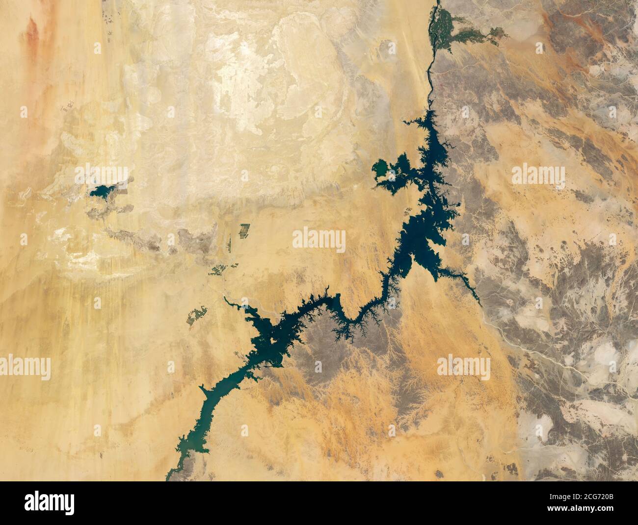 Lake Nasser, Lake Nubia, aerial photo, 2020 , Egypt Stock Photo - Alamy