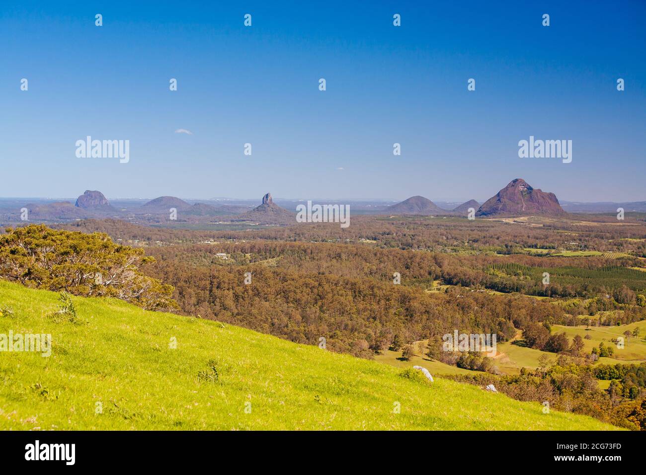Glass House Mountains Queensland Australia Stock Photo - Alamy