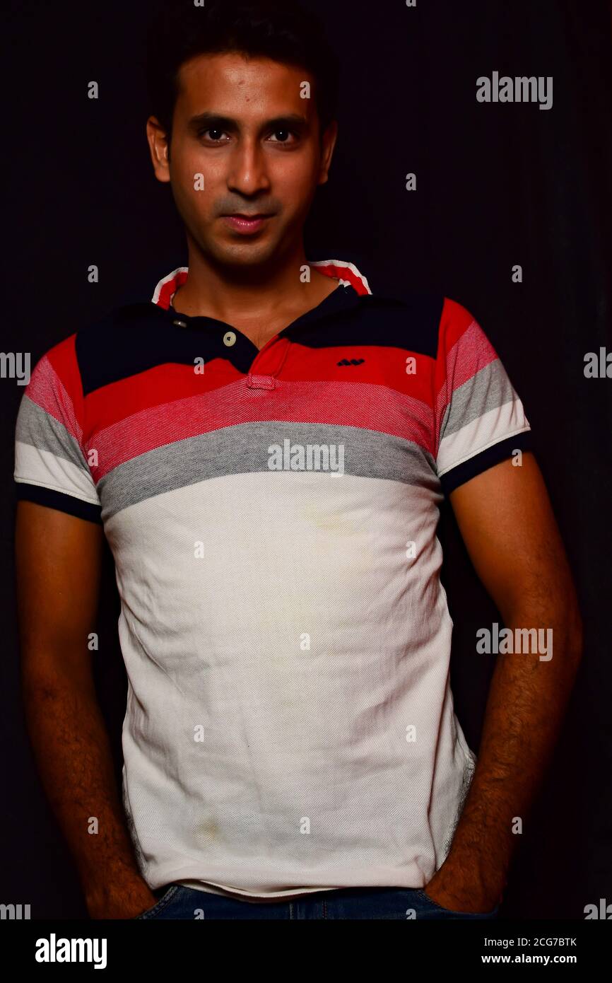 New Delhi India – March 30 2020 : Man portrait, smart casual man ...