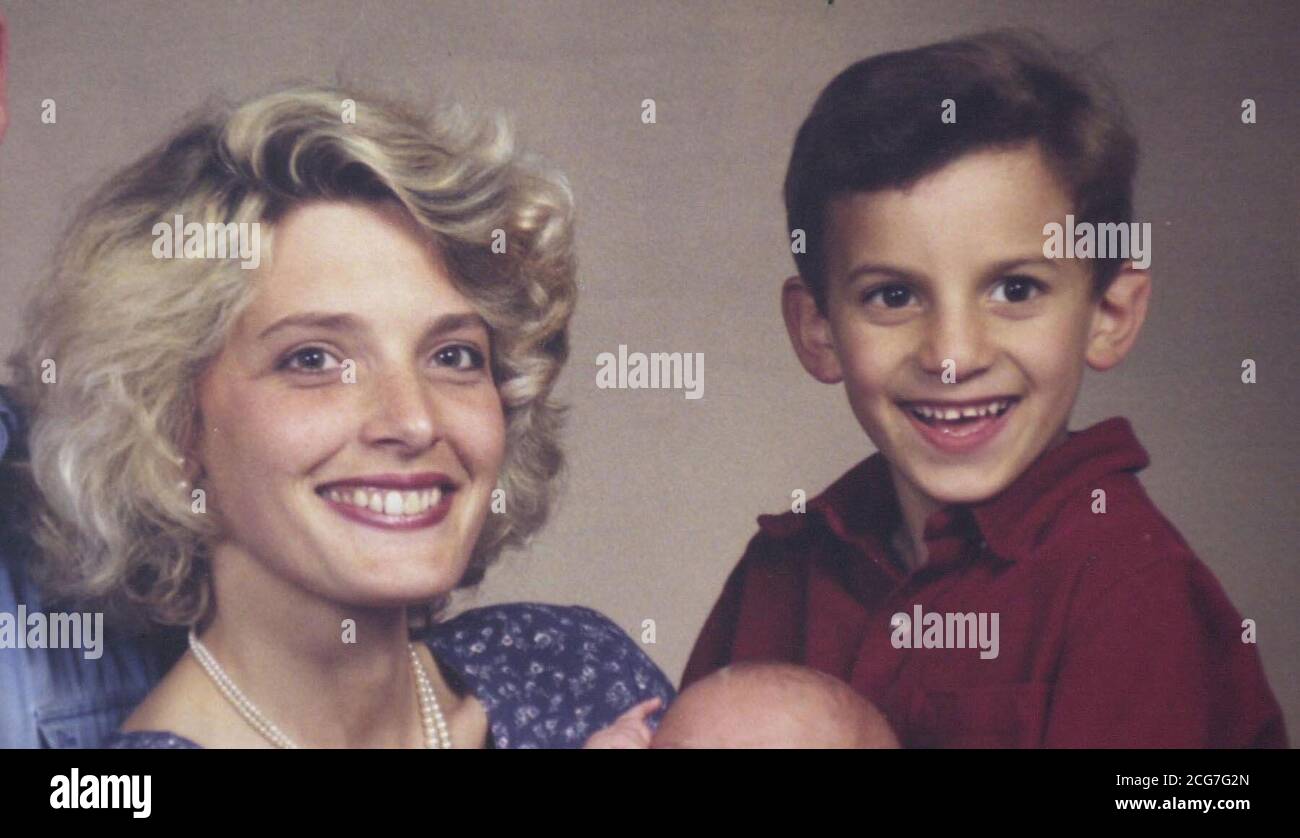 Undated collect image of Sarra Fotheringham,34, pictured with her son ...