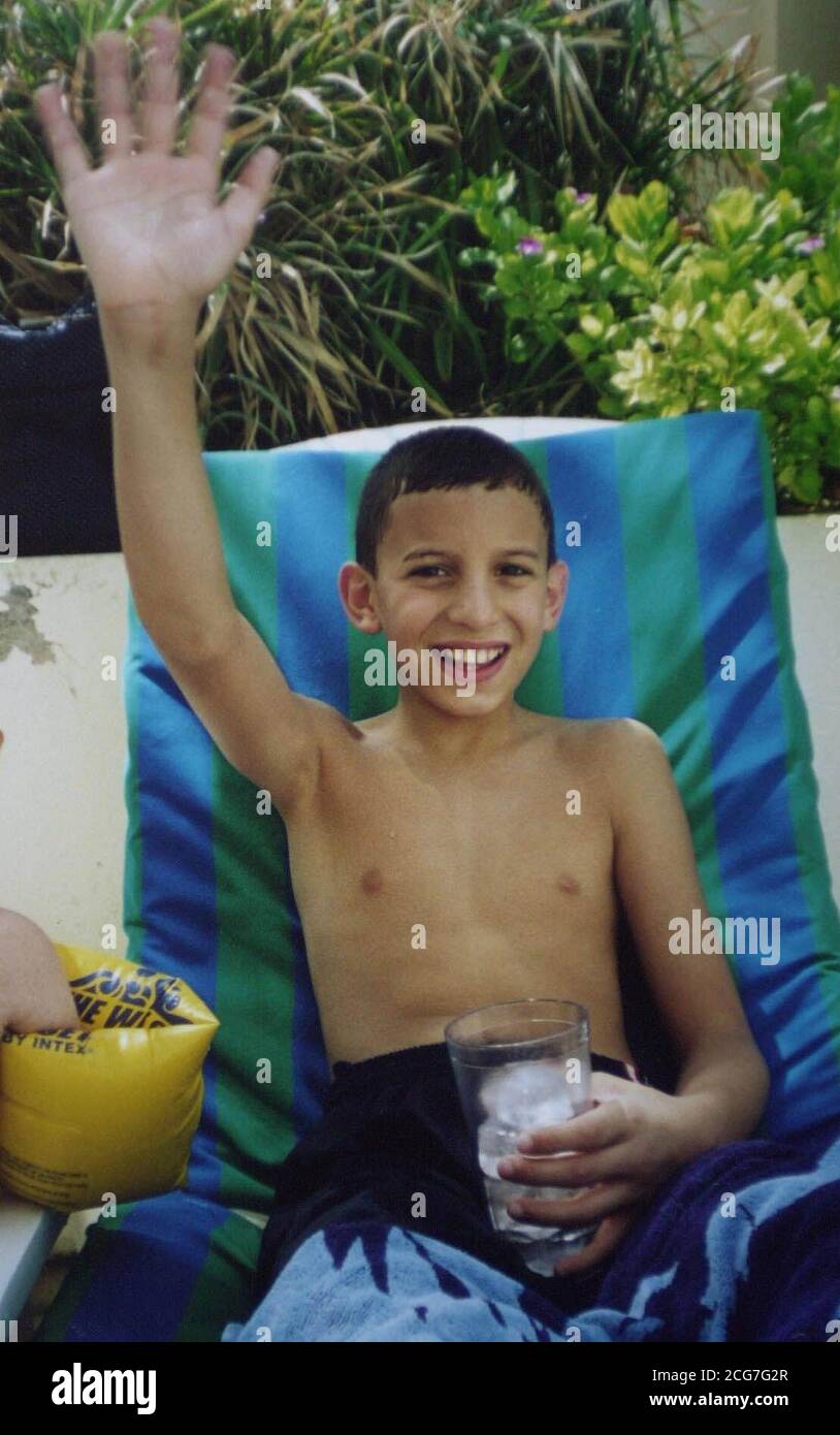 Undated collect image of Sarra Fotheringham's son Tariq, after it ...