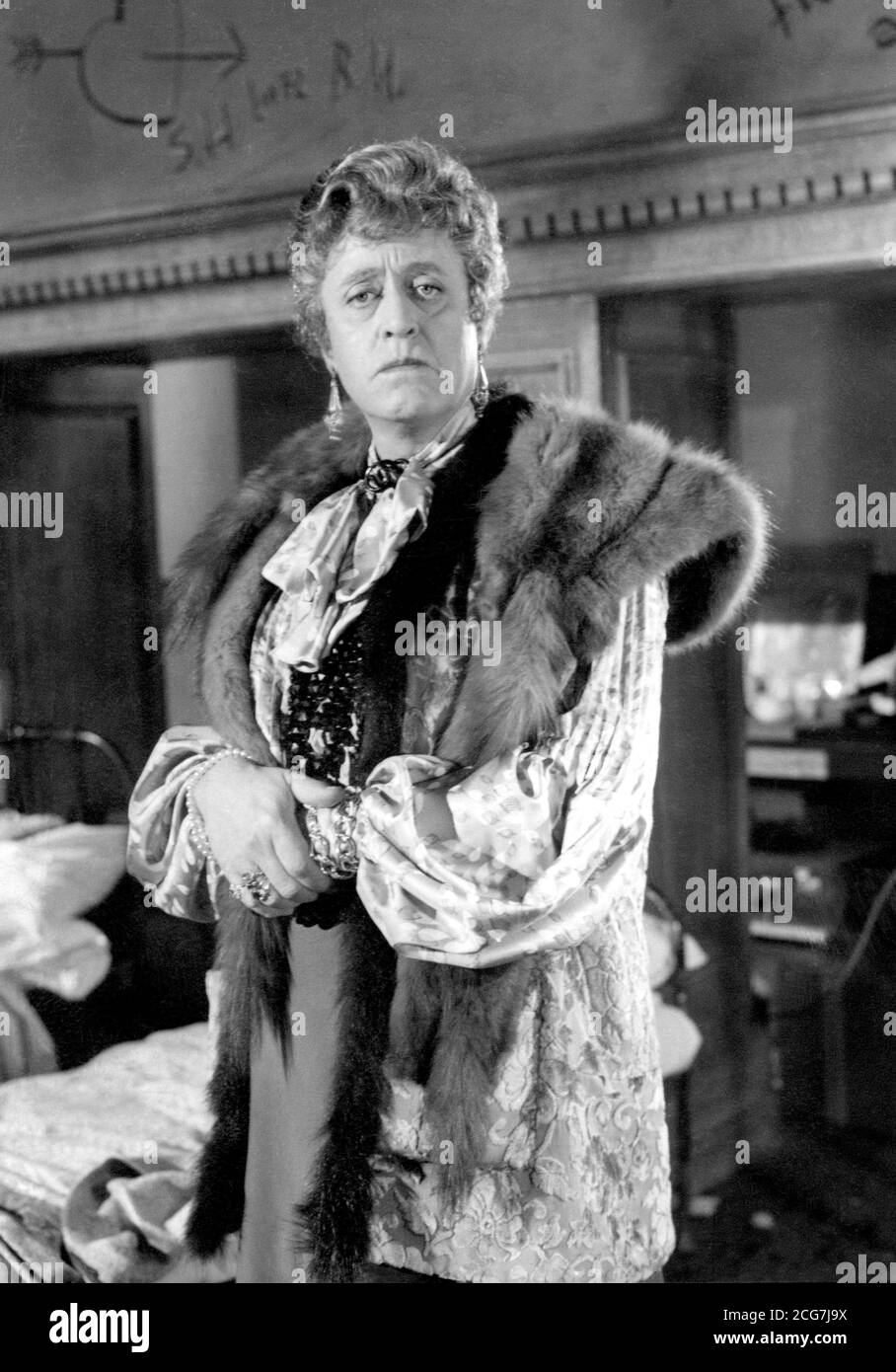 Alistair Sim, as headmistress Fritton in the production of the new ...