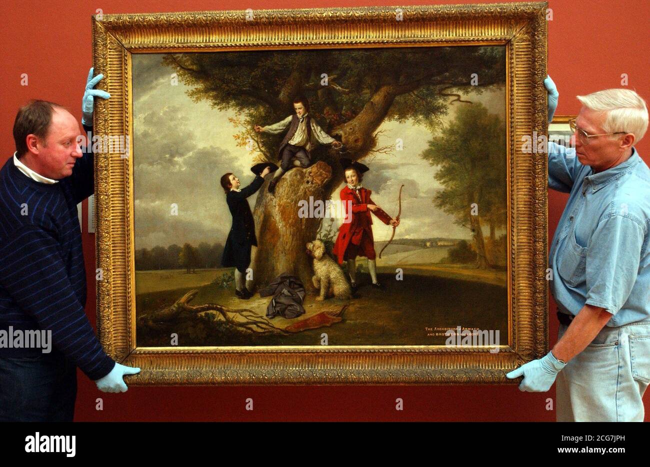 Handlers hang 'The Three Sons of John, 3rd Earl of Bute' (c.1763-4) by ...
