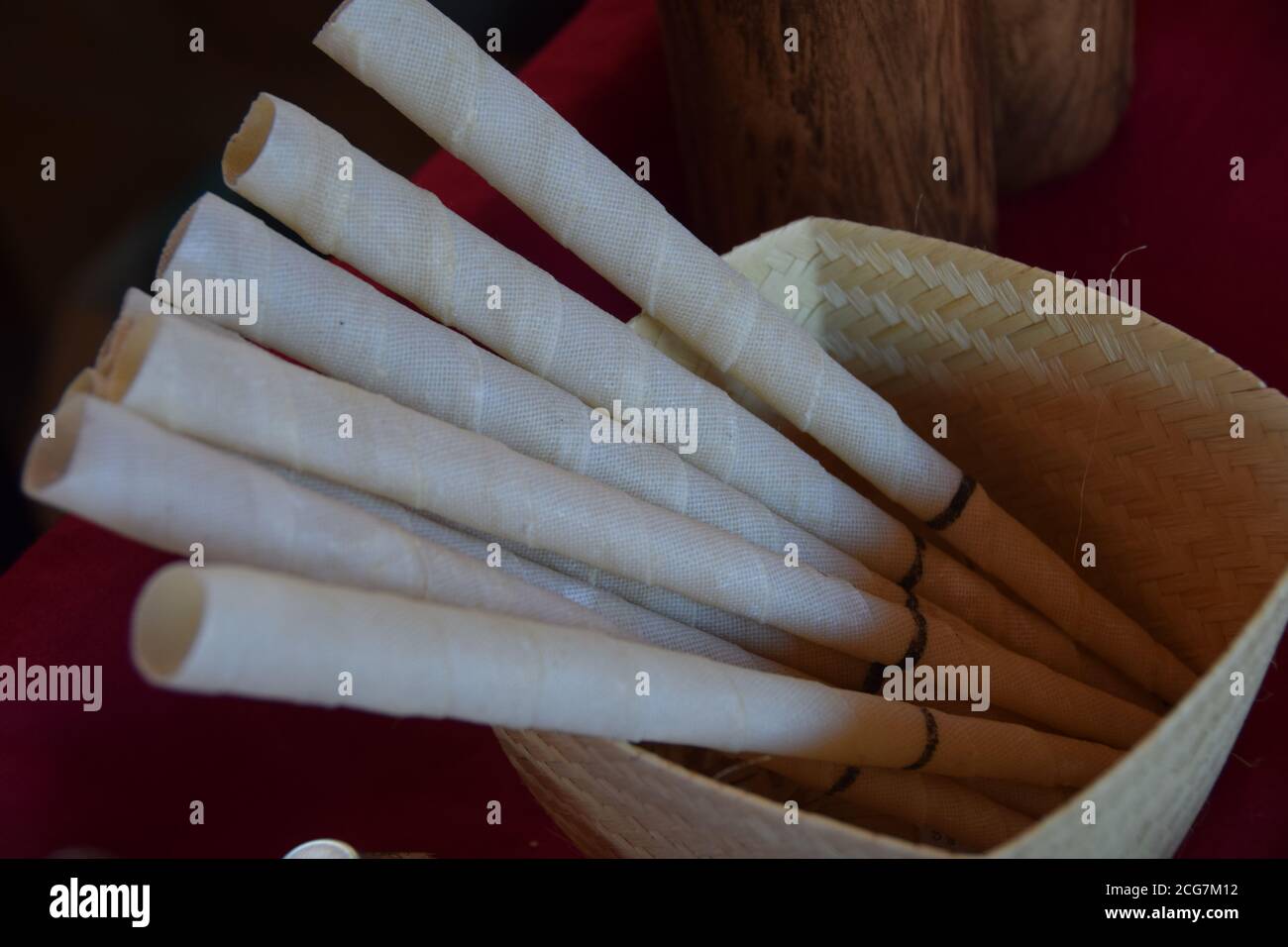 natural straw to drink Stock Photo - Alamy