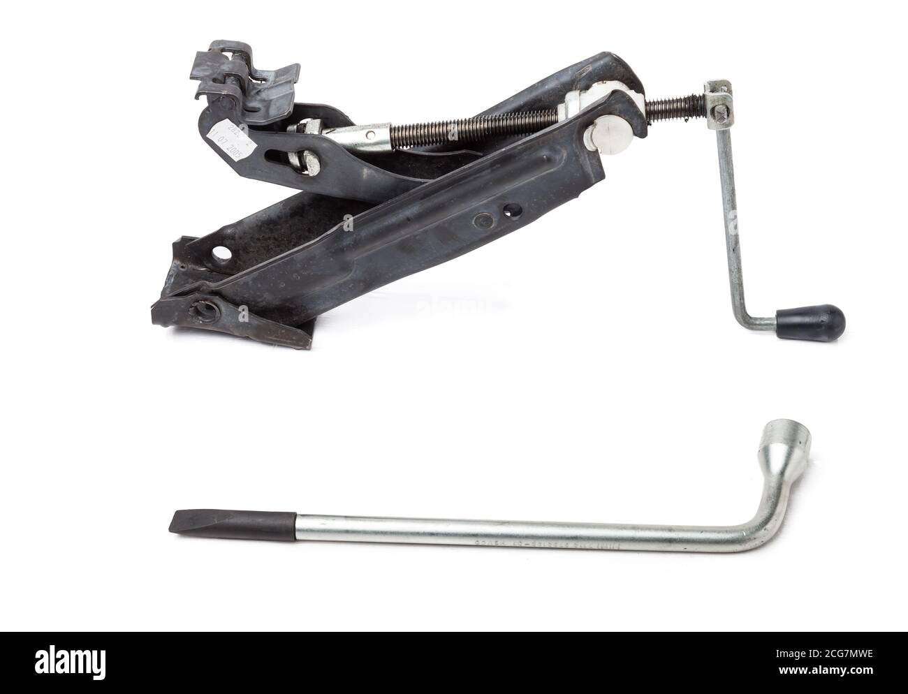 Kit for changing a wheel in case of a breakdown on the track - a wrench ...