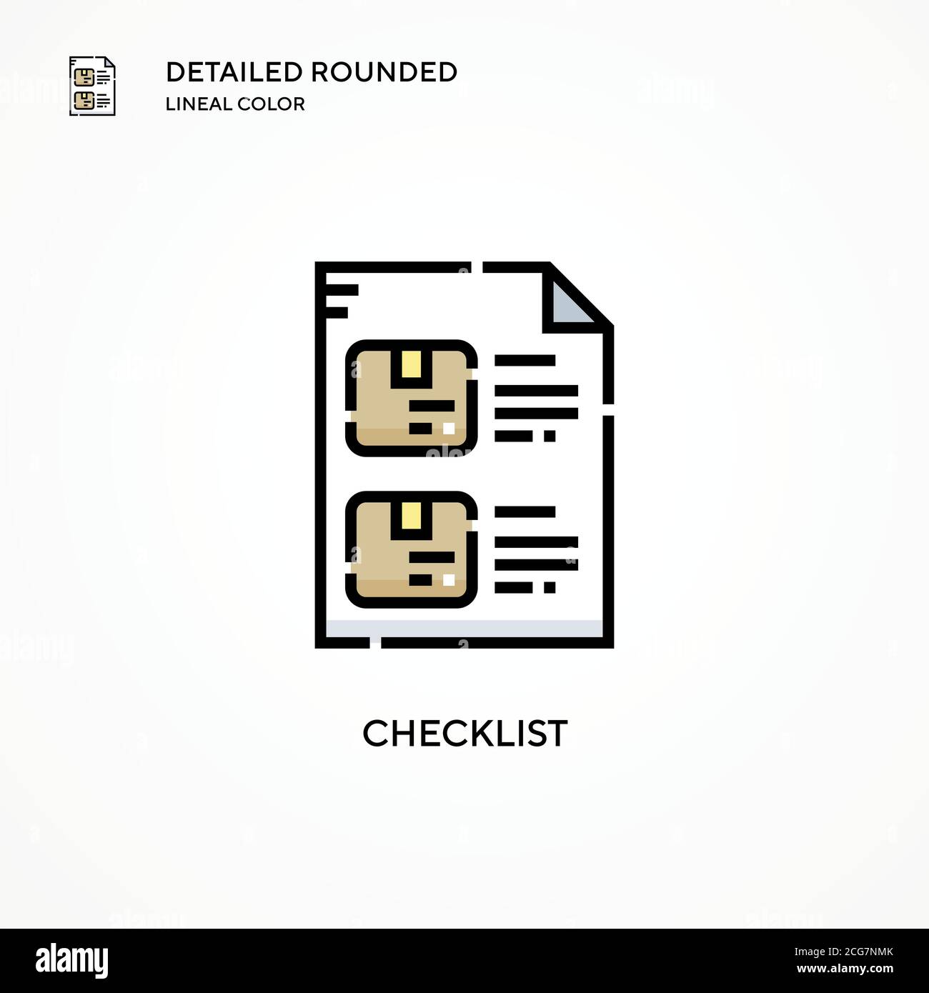 Checklist vector icon. Modern vector illustration concepts. Easy to ...