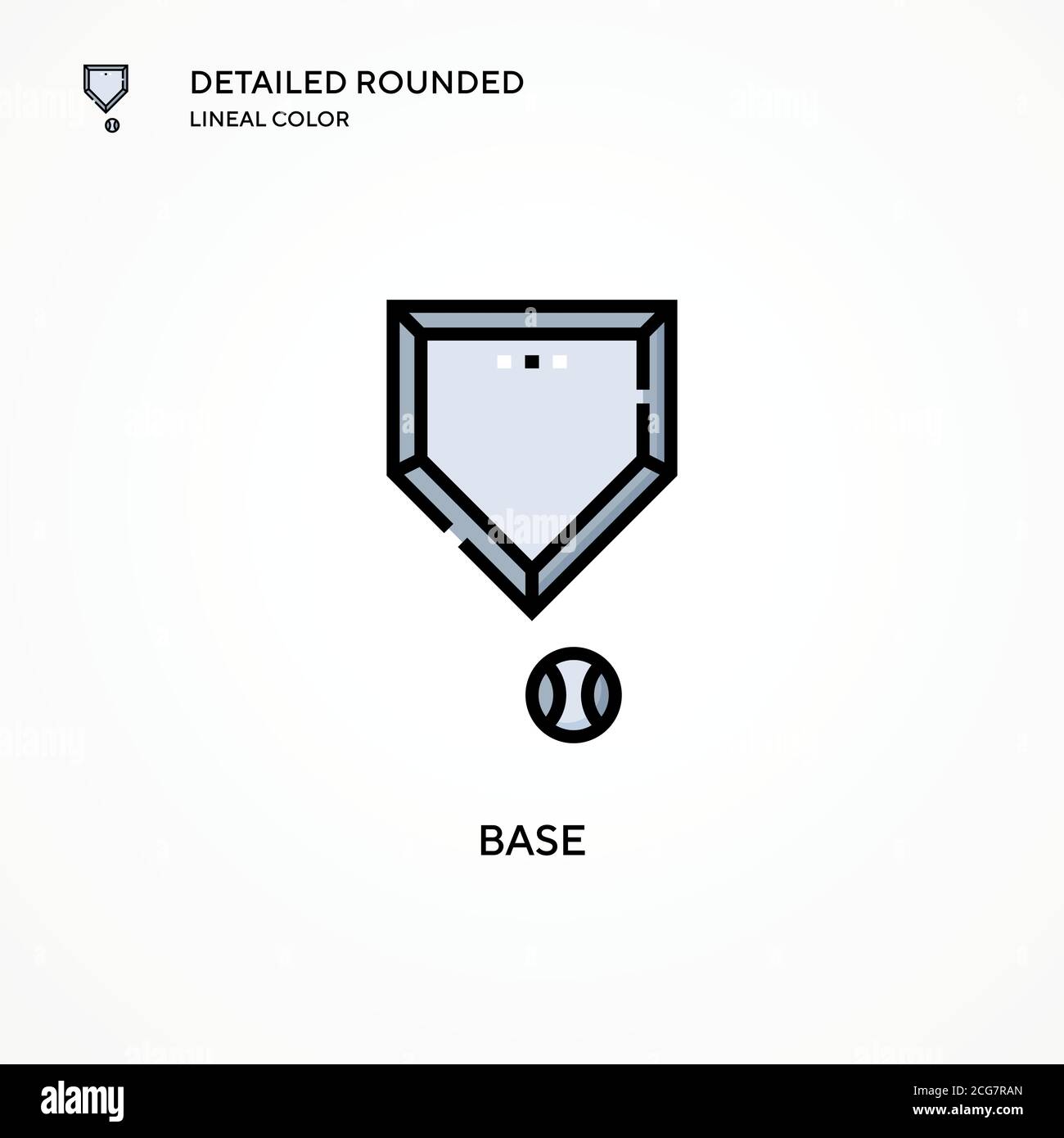 Base vector icon. Modern vector illustration concepts. Easy to edit and ...
