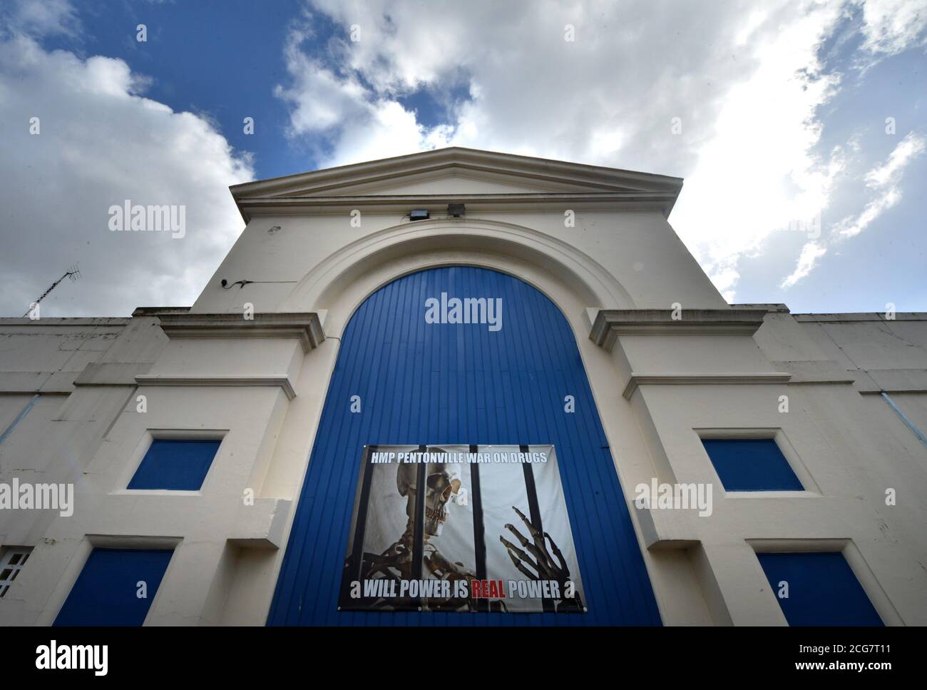 General view of the entrance to Pentonville Prison, London Stock Photo ...