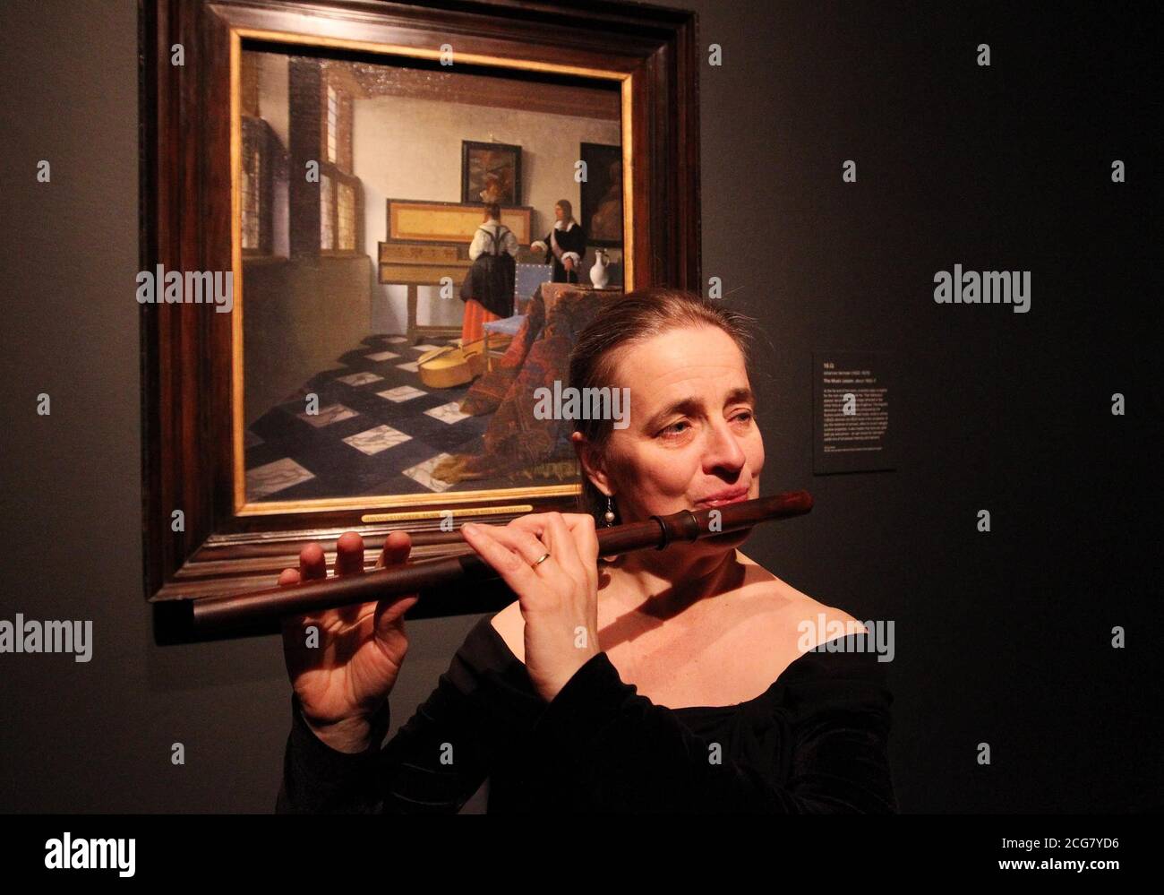 To promote a vermeer and music exhibition hi-res stock photography and ...