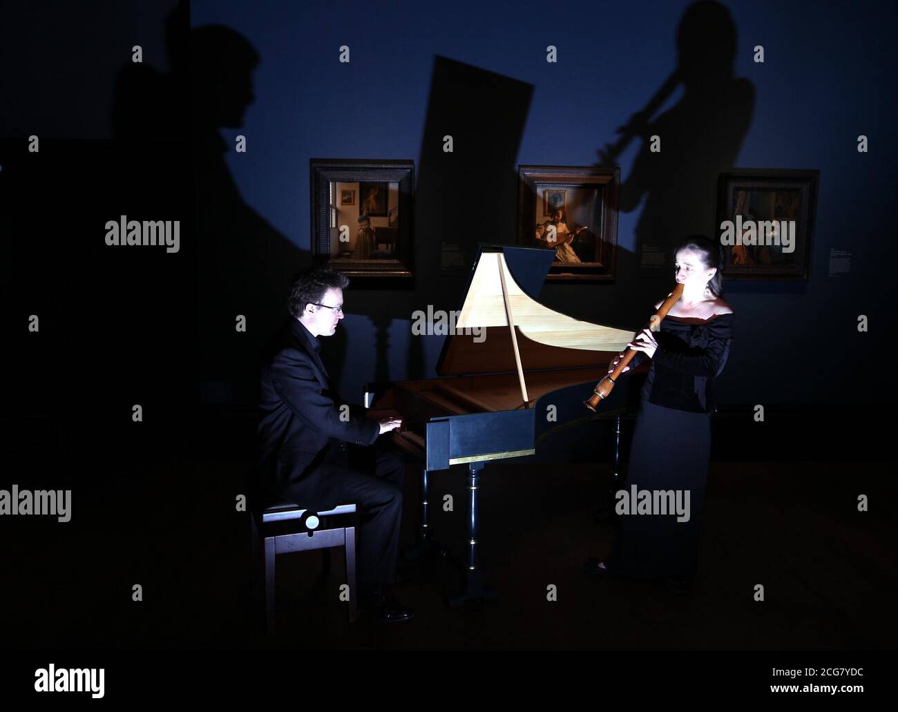 Julian perkins plays harpsichord hi-res stock photography and images ...