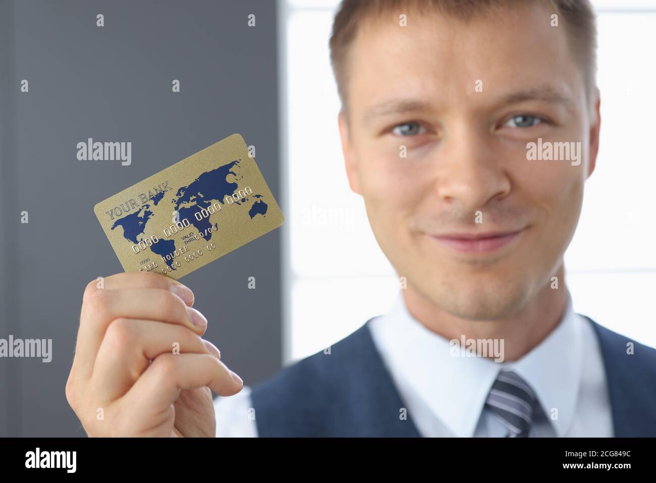 Businessman plastic card hi-res stock photography and images - Alamy
