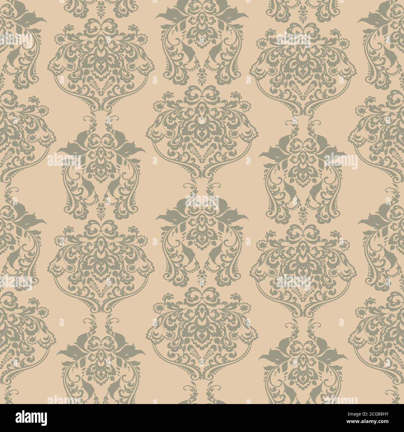 Seamless vintage background. Vector background for textile design Stock ...