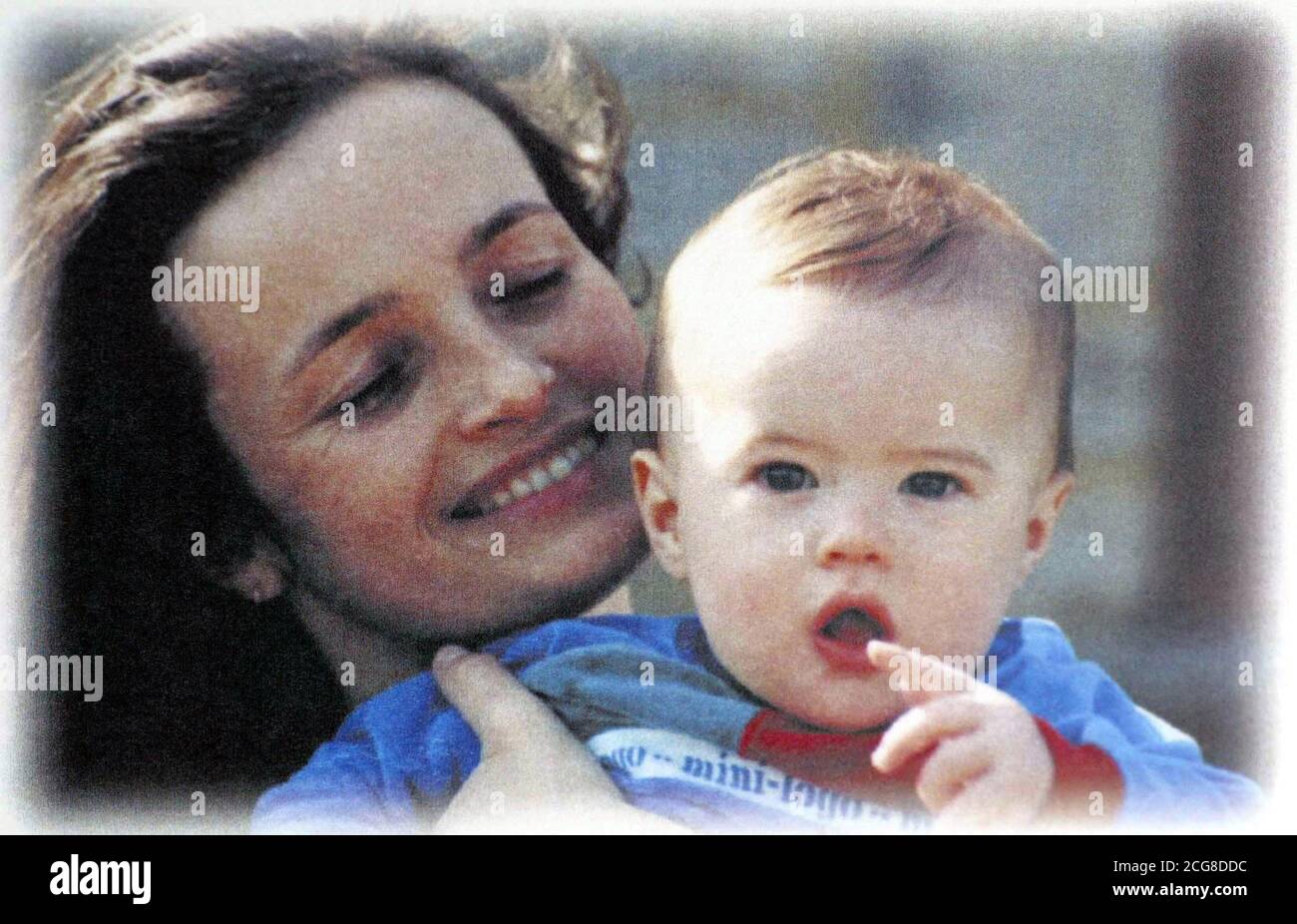 Undated collect picture from the order of service of Julie Pemberton ...