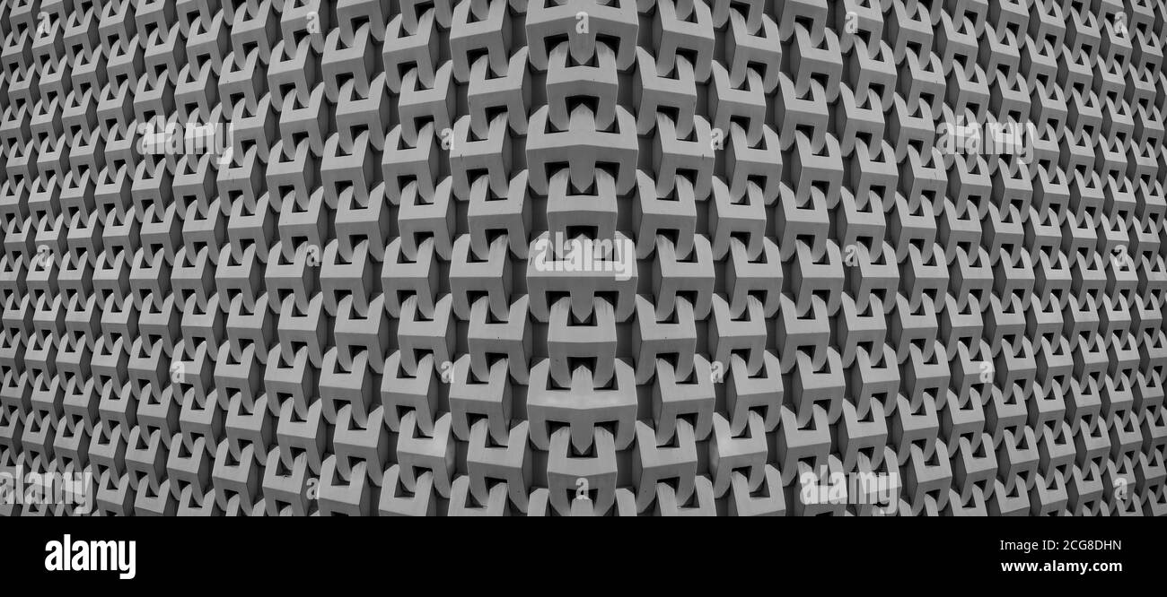 Black and white 3d shapes hi-res stock photography and images - Alamy