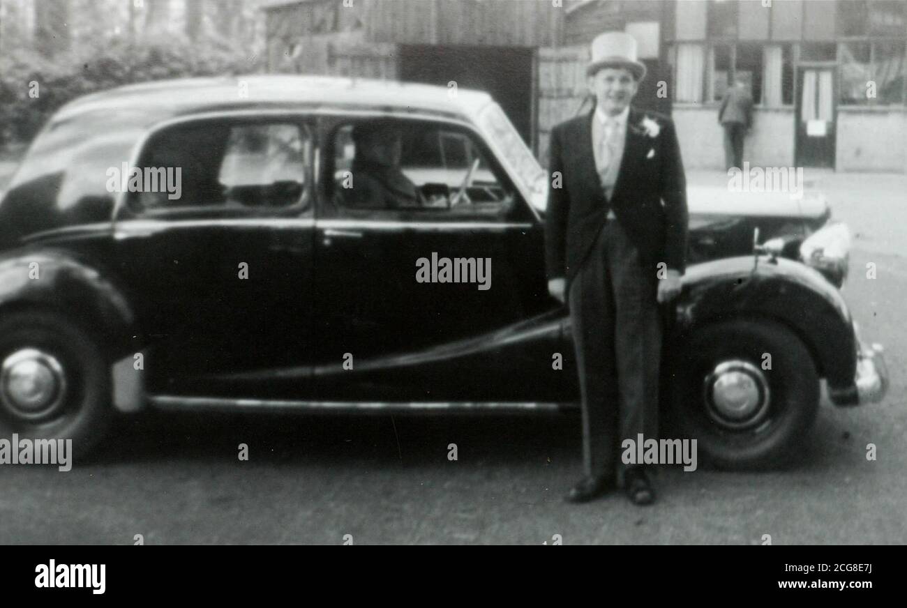 Collect photo circa 1955, of Richard Atwell beside his father's 1951 ...