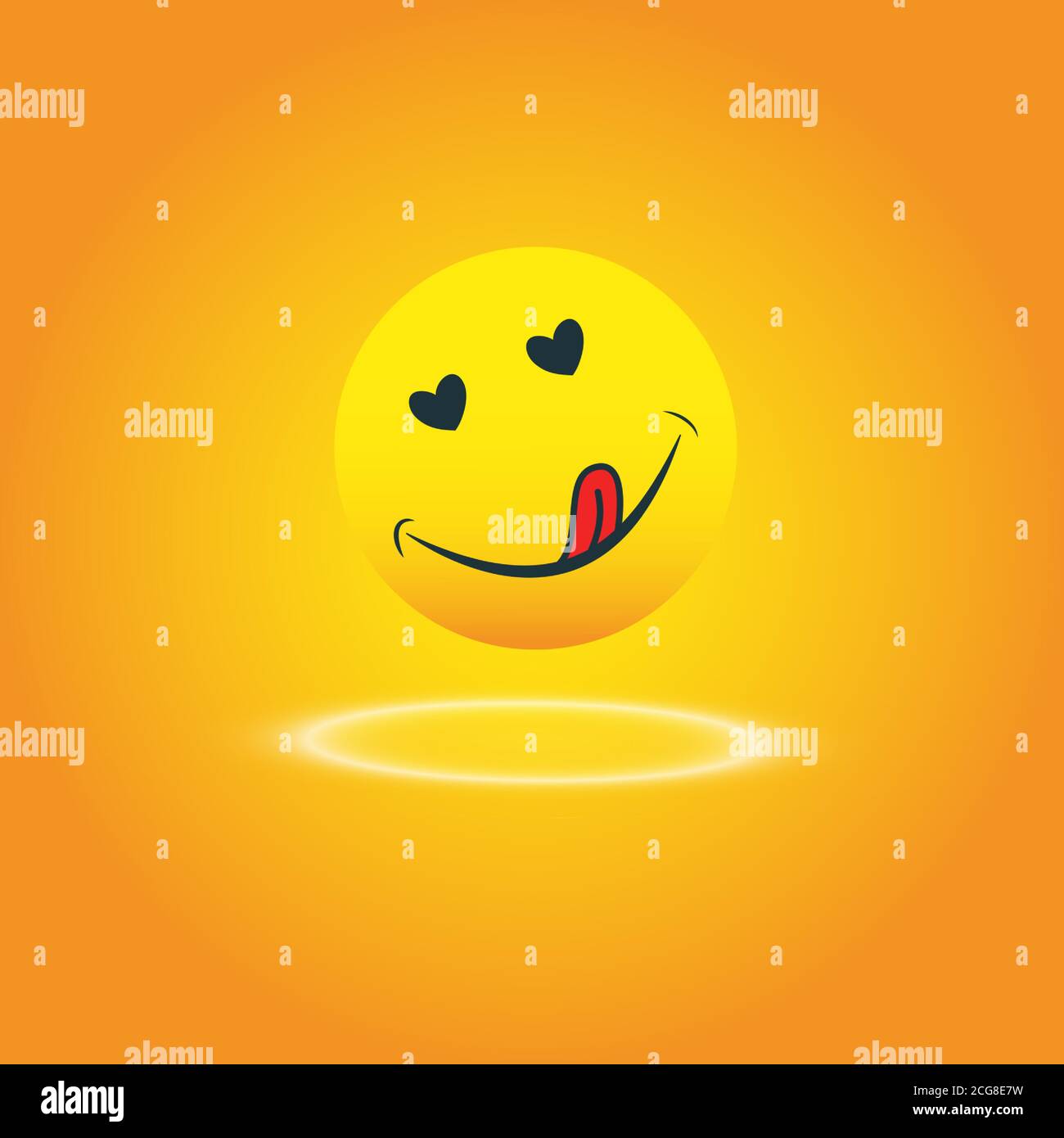 Yummy icon. Hungry smiling face with mouth and tongue emoji. Delicious ...