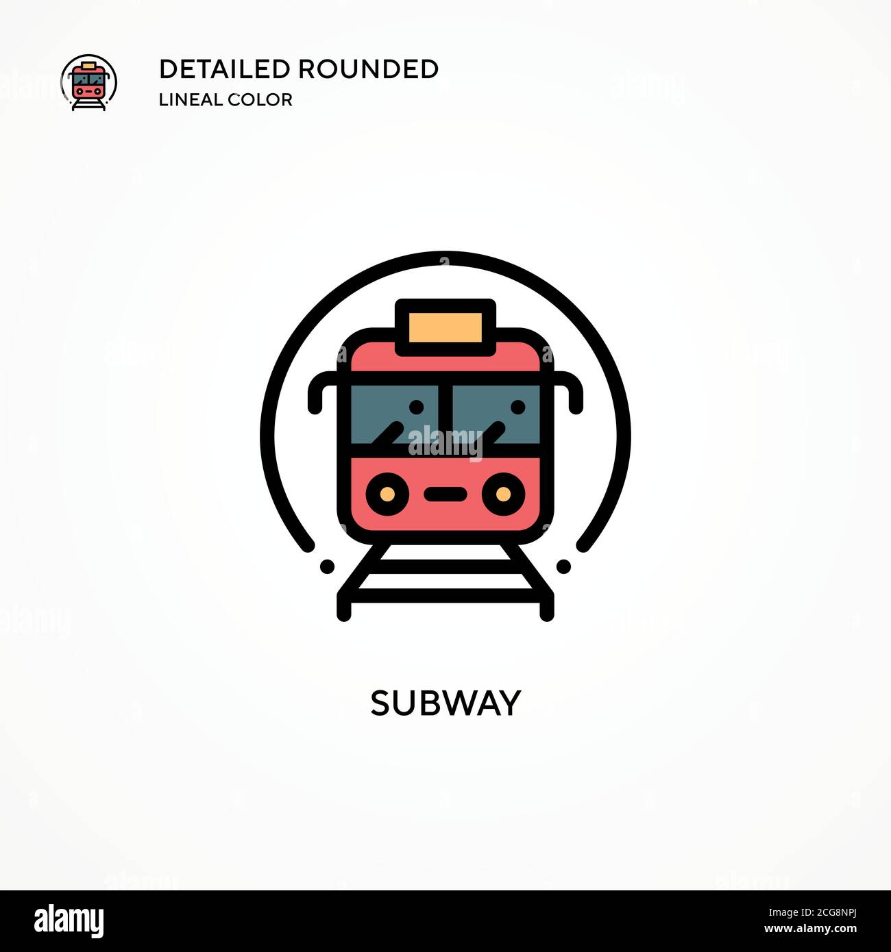 Subway vector icon. Modern vector illustration concepts. Easy to edit ...