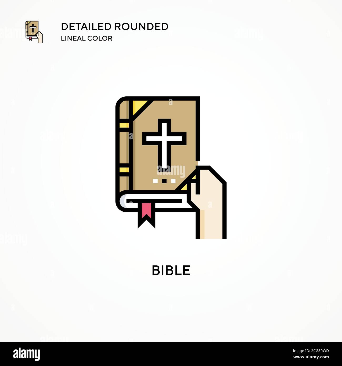 Bible vector icon. Modern vector illustration concepts. Easy to edit ...